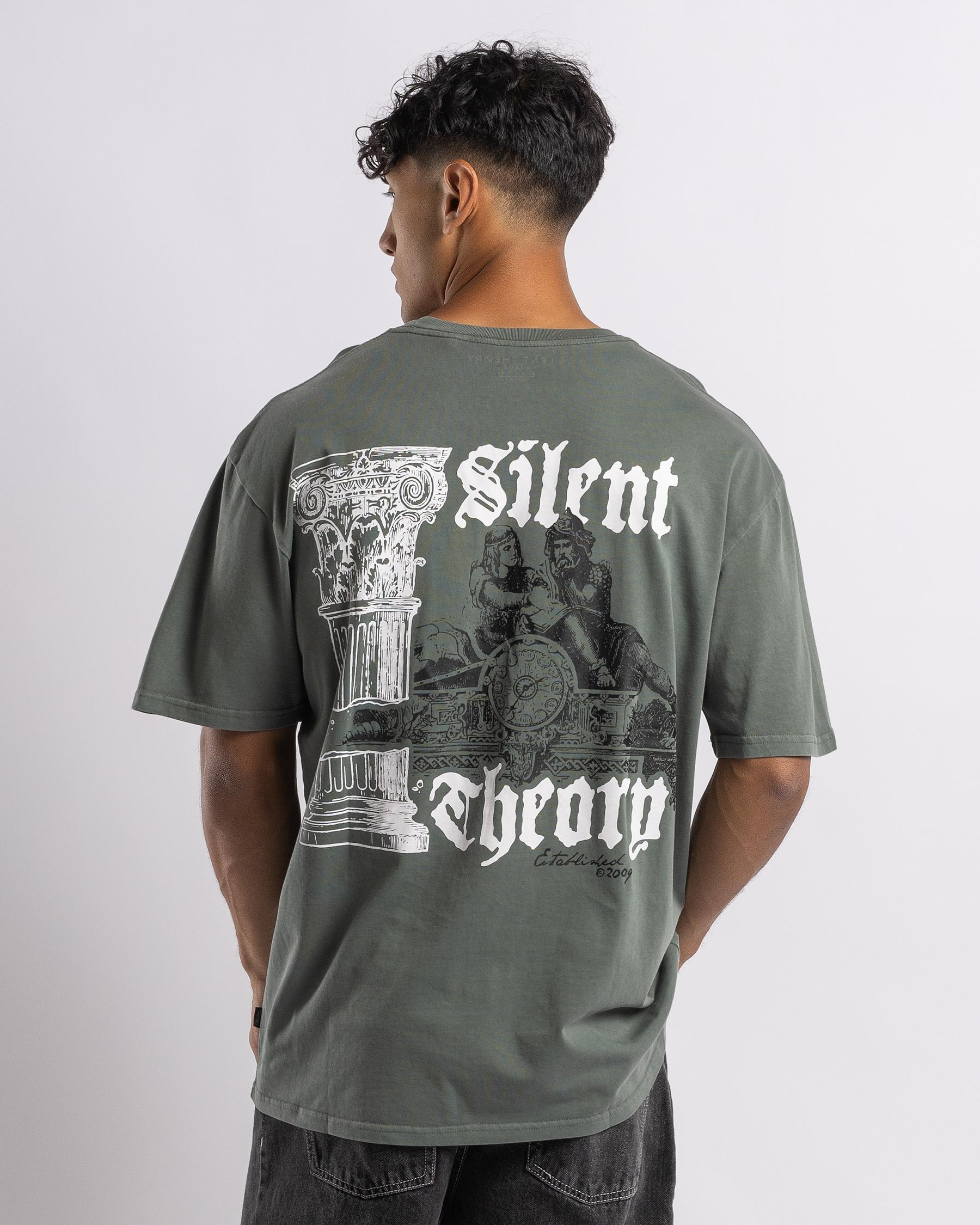 Shop Silent Theory Superior T-Shirt In Green - Fast Shipping & Easy ...