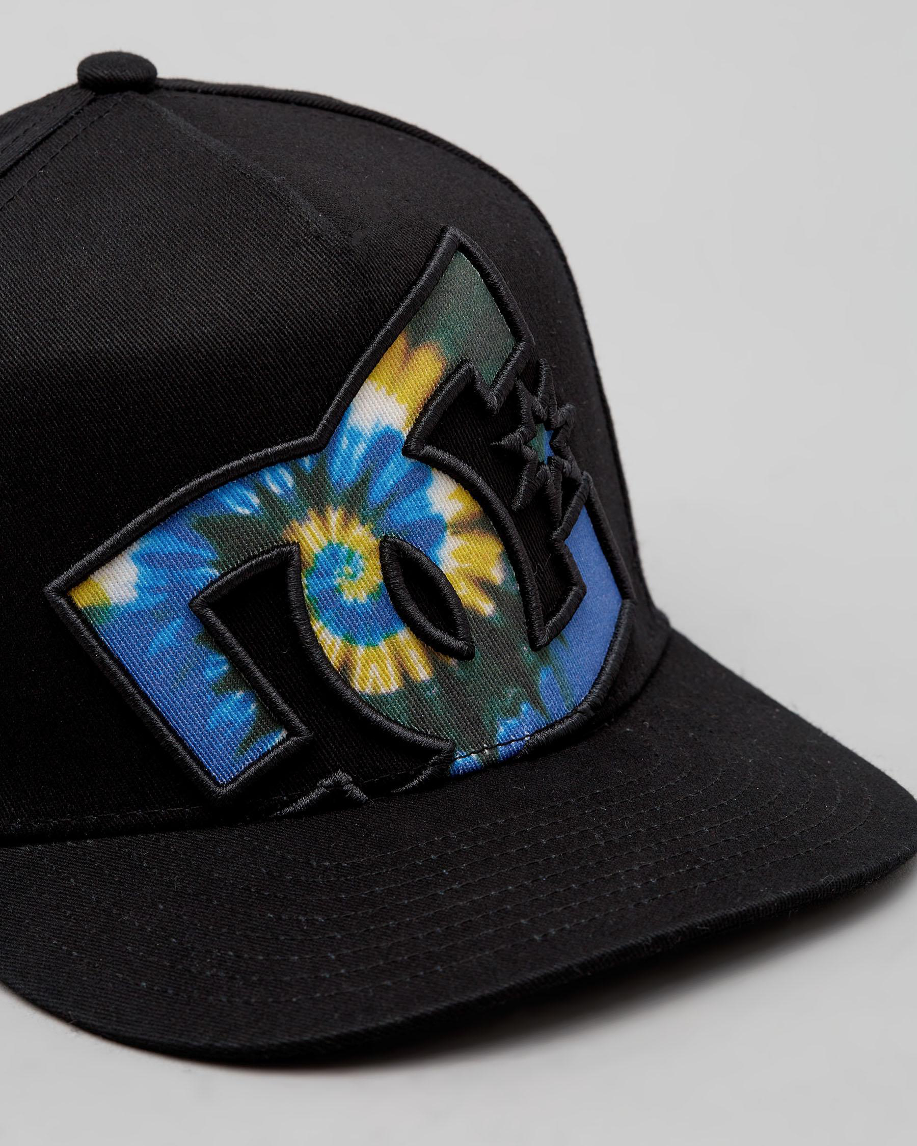 Shop DC Shoes Boys' Heardnotts Snapback Cap In Black - Fast Shipping ...