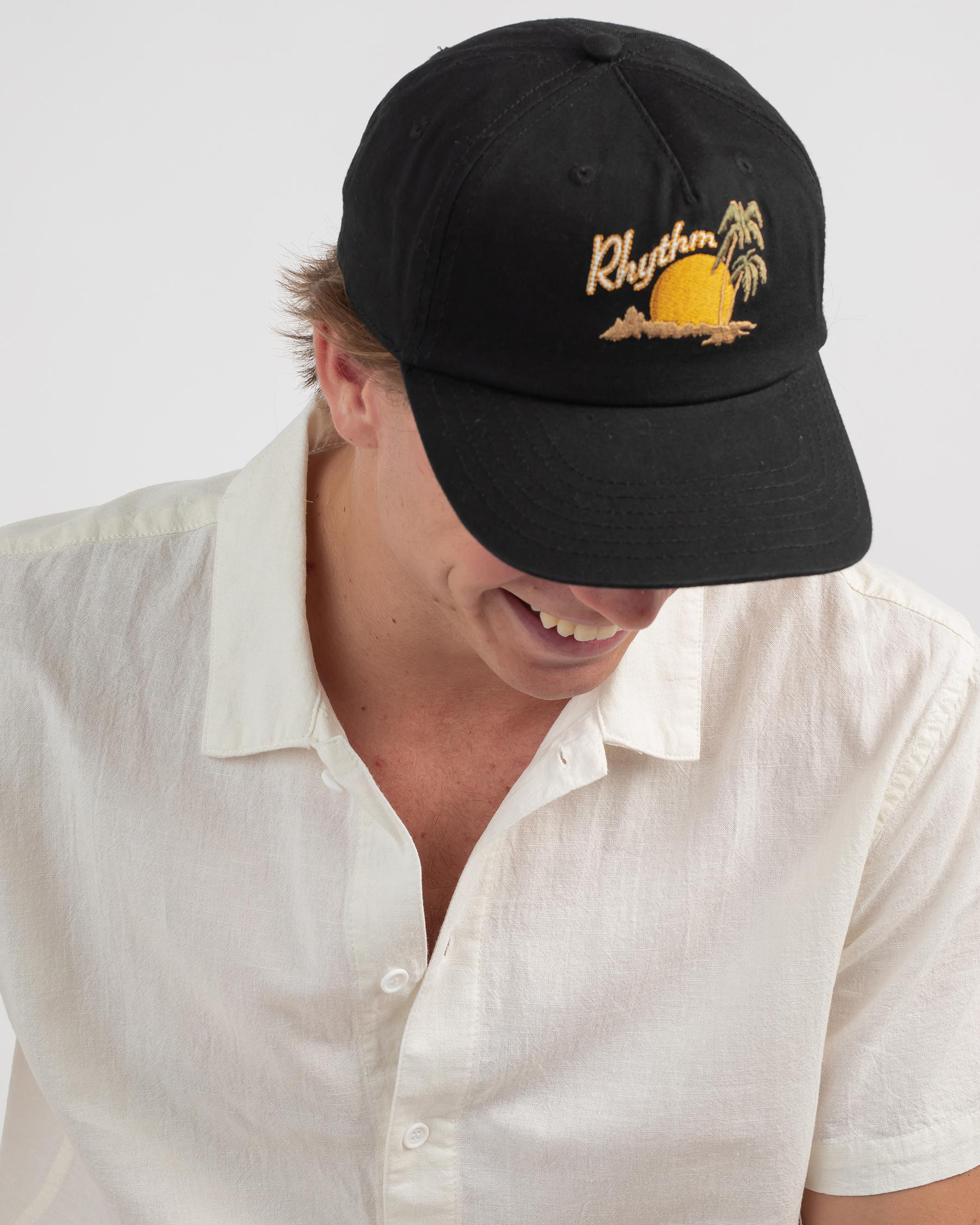 Shop Rhythm Sunrise Cap In Black - Fast Shipping & Easy Returns - City ...