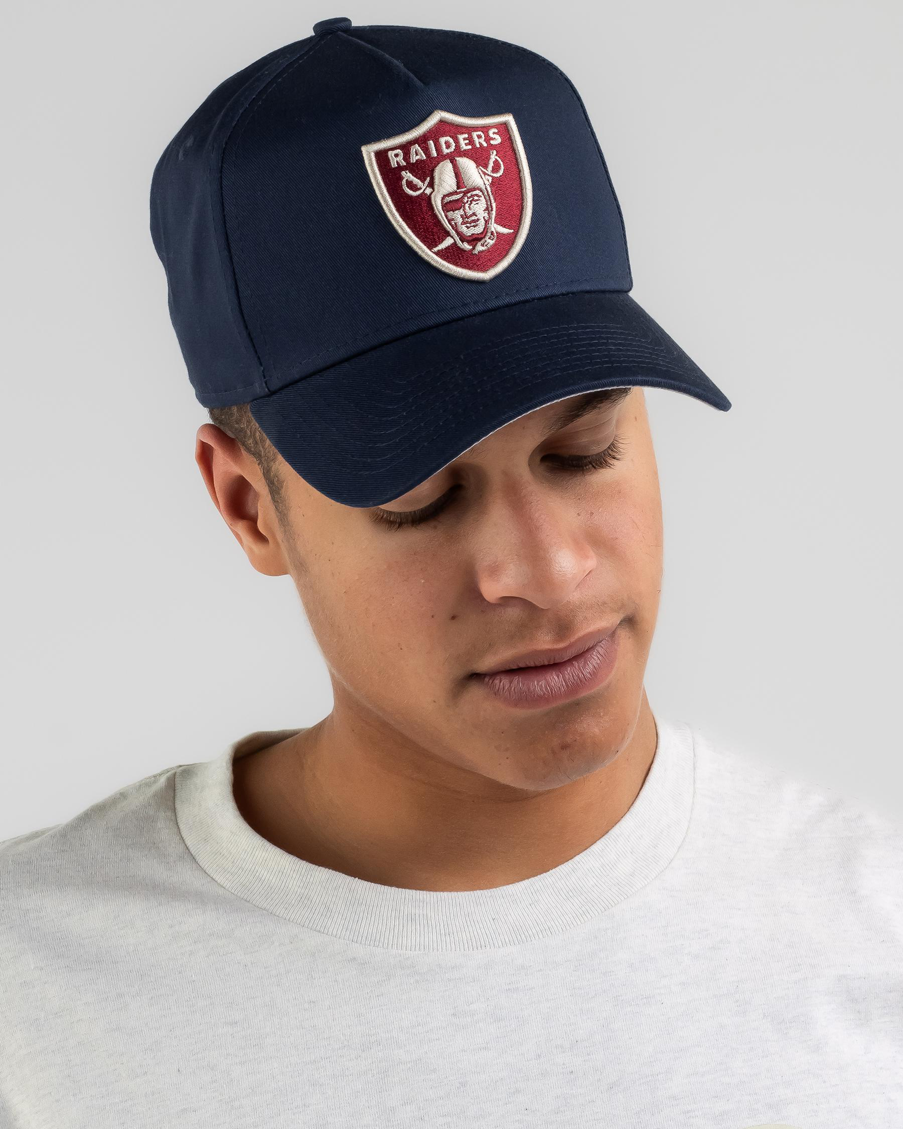 Shop New Era Las Vegas Raiders 9-Forty A Frame Cap In Navy - Fast ...