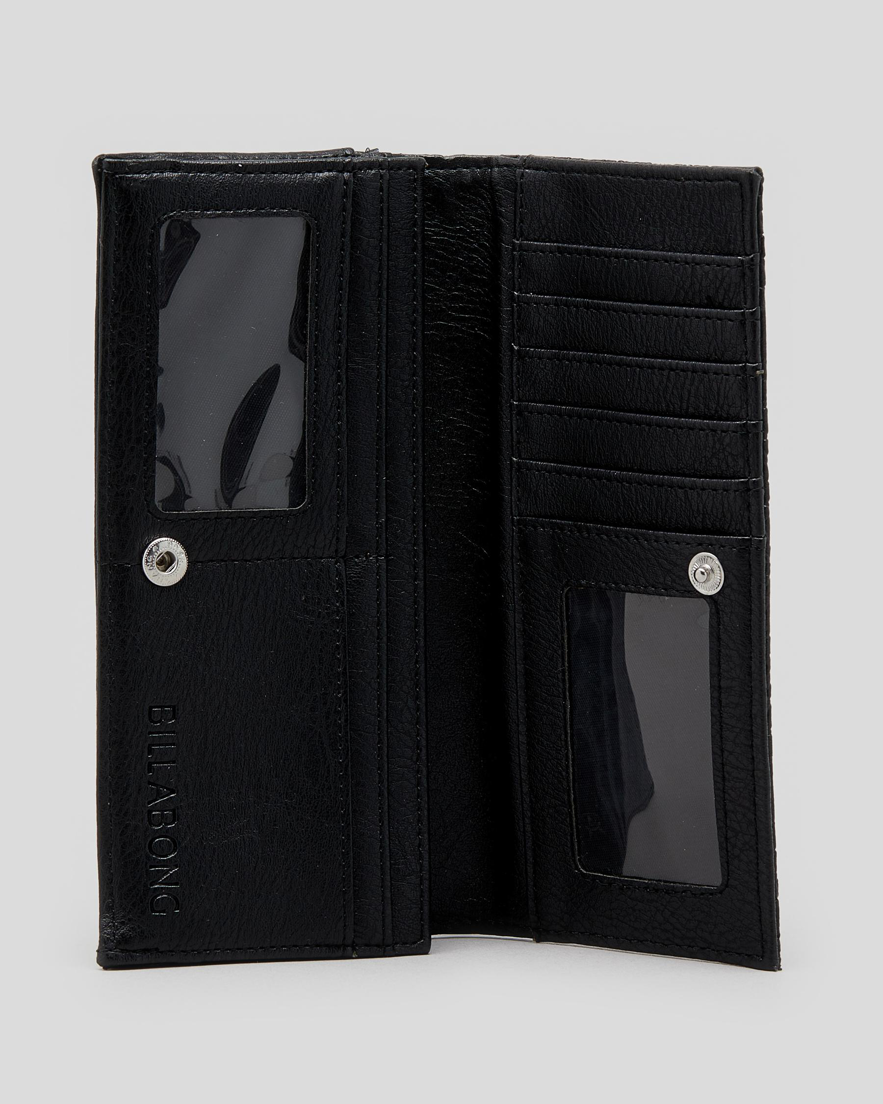 Shop Billabong Dawn Break Wallet In Black - Fast Shipping & Easy ...