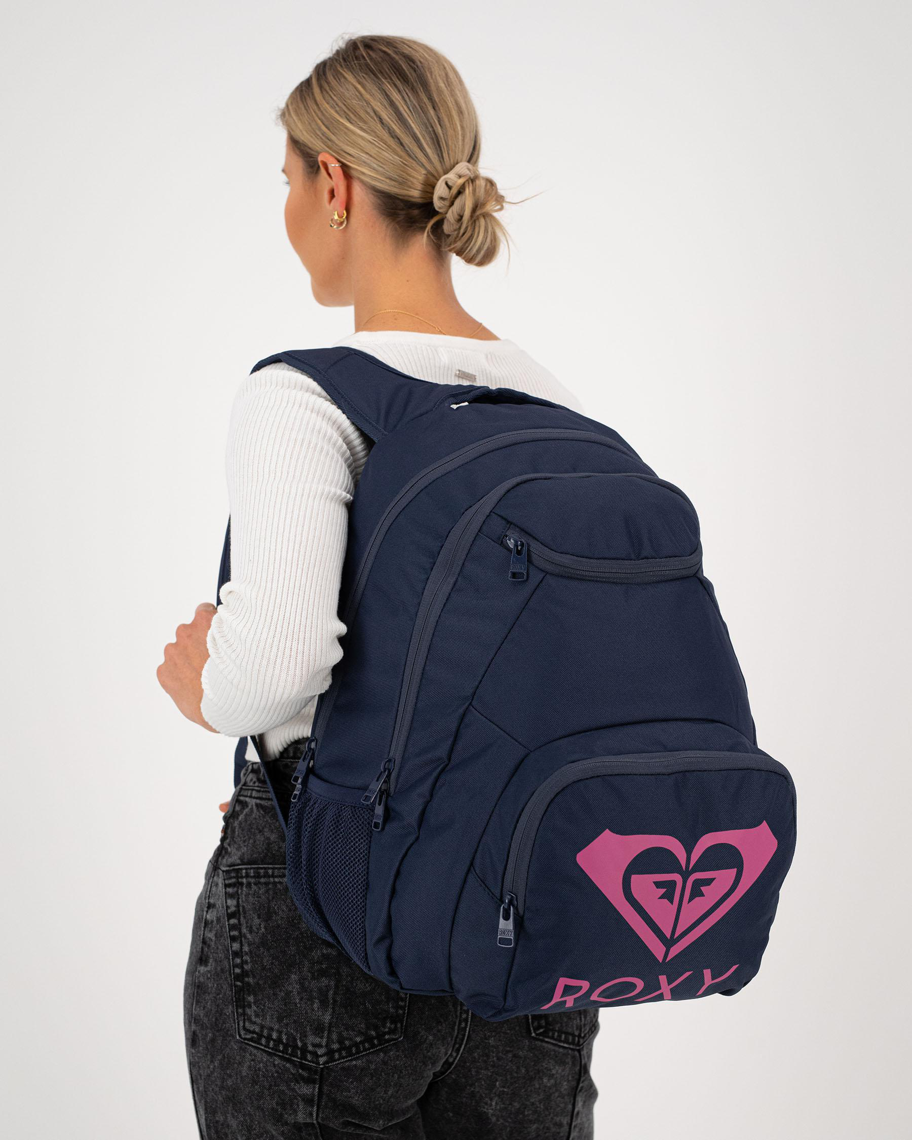 Shop Roxy Shadow Swell Backpack In Mood Indigo - Fast Shipping & Easy ...