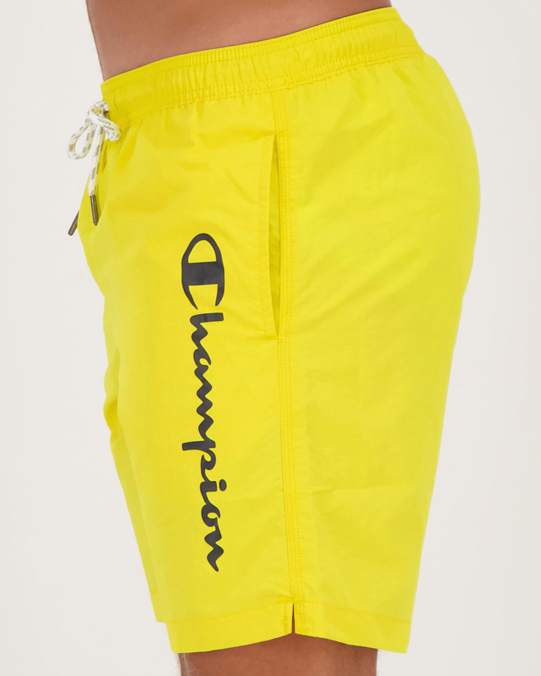 Shop Champion Graphic Beach Short In Laser Lemon - Fast Shipping & Easy ...