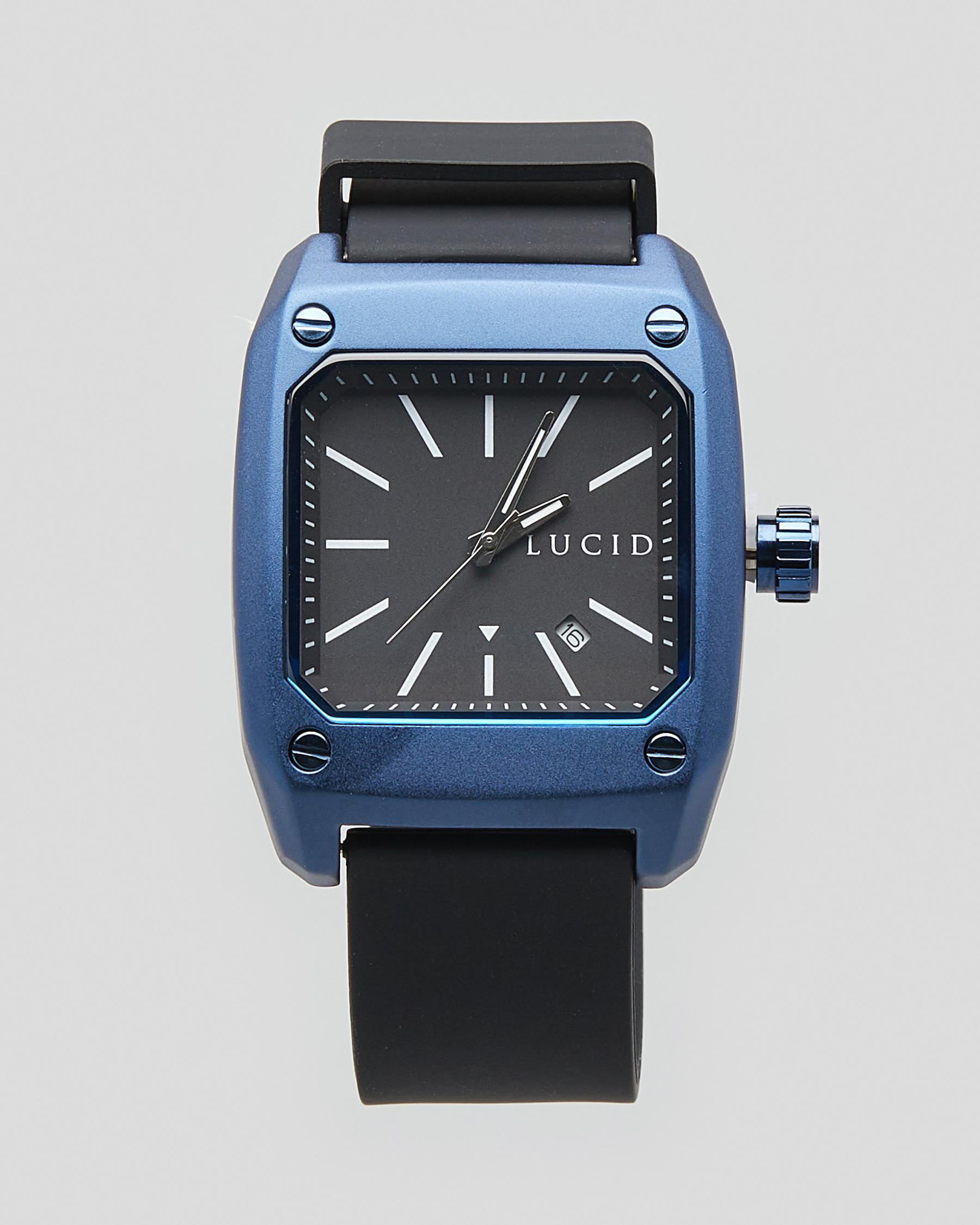 Shop Lucid Agent Watch In Blue/black - Fast Shipping & Easy Returns ...