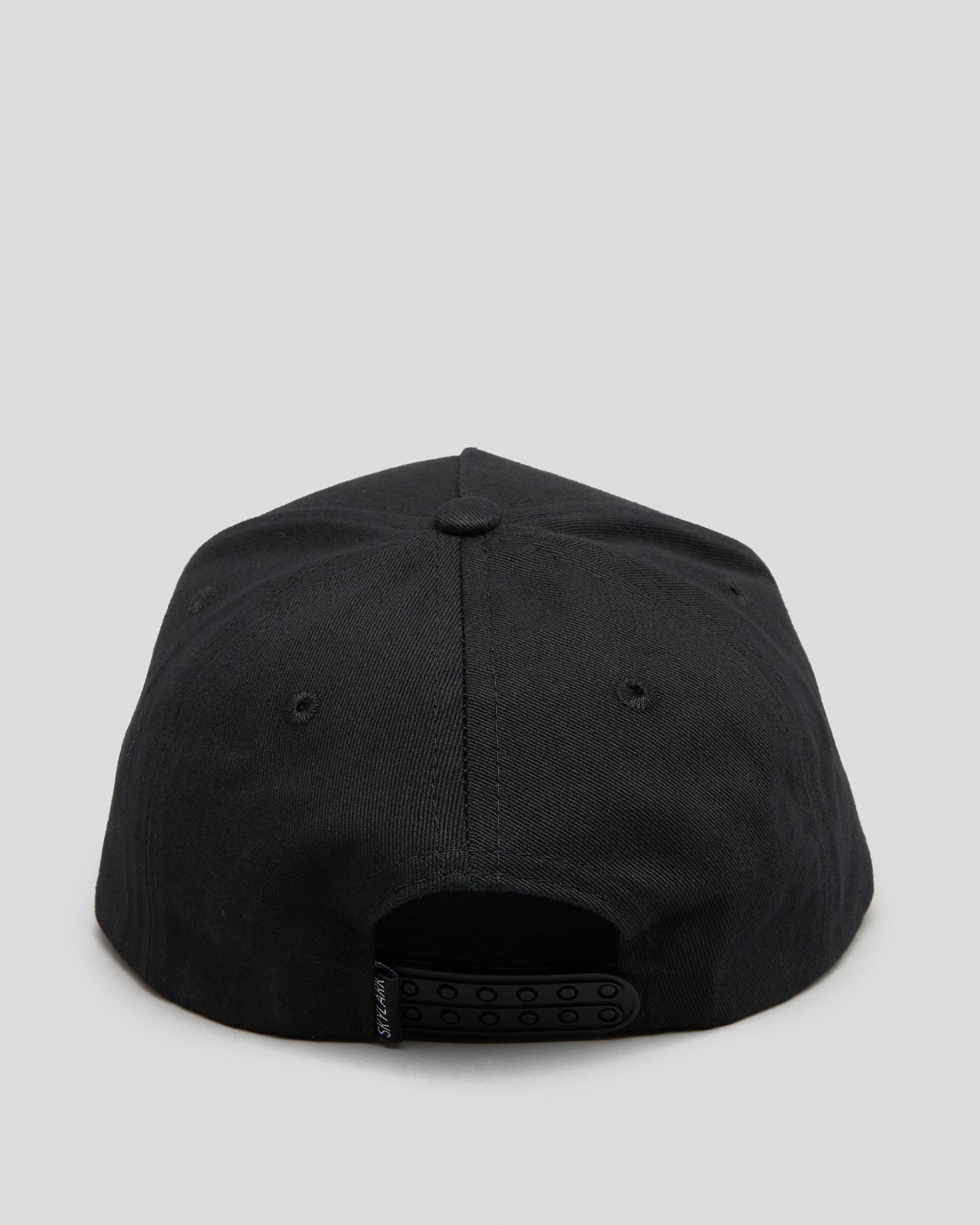 Shop Skylark Boys' Check Side Snapback Cap In Black - Fast Shipping ...