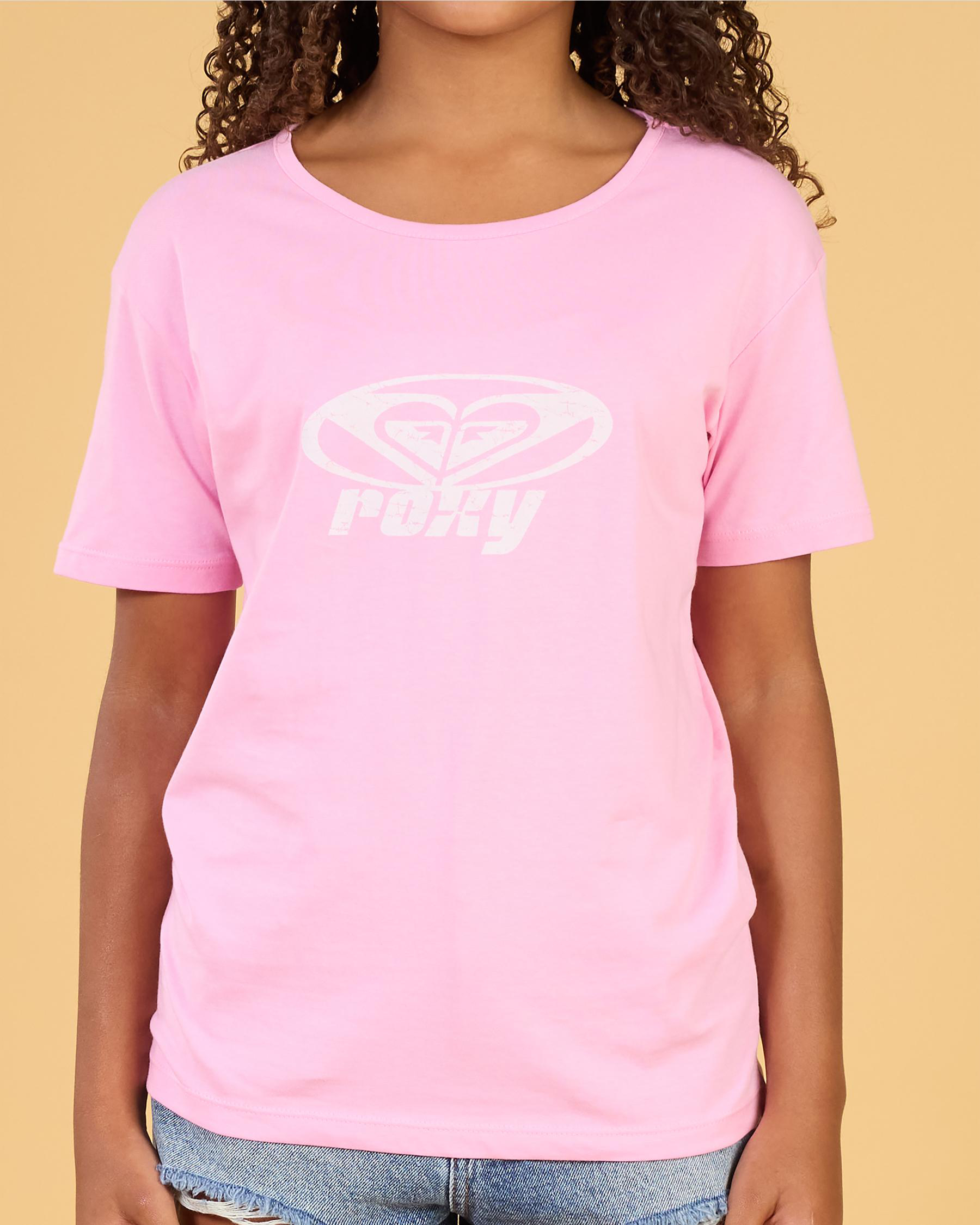Shop Roxy Girls' Coastal Dream T-Shirt In Bonbon - Fast Shipping & Easy ...