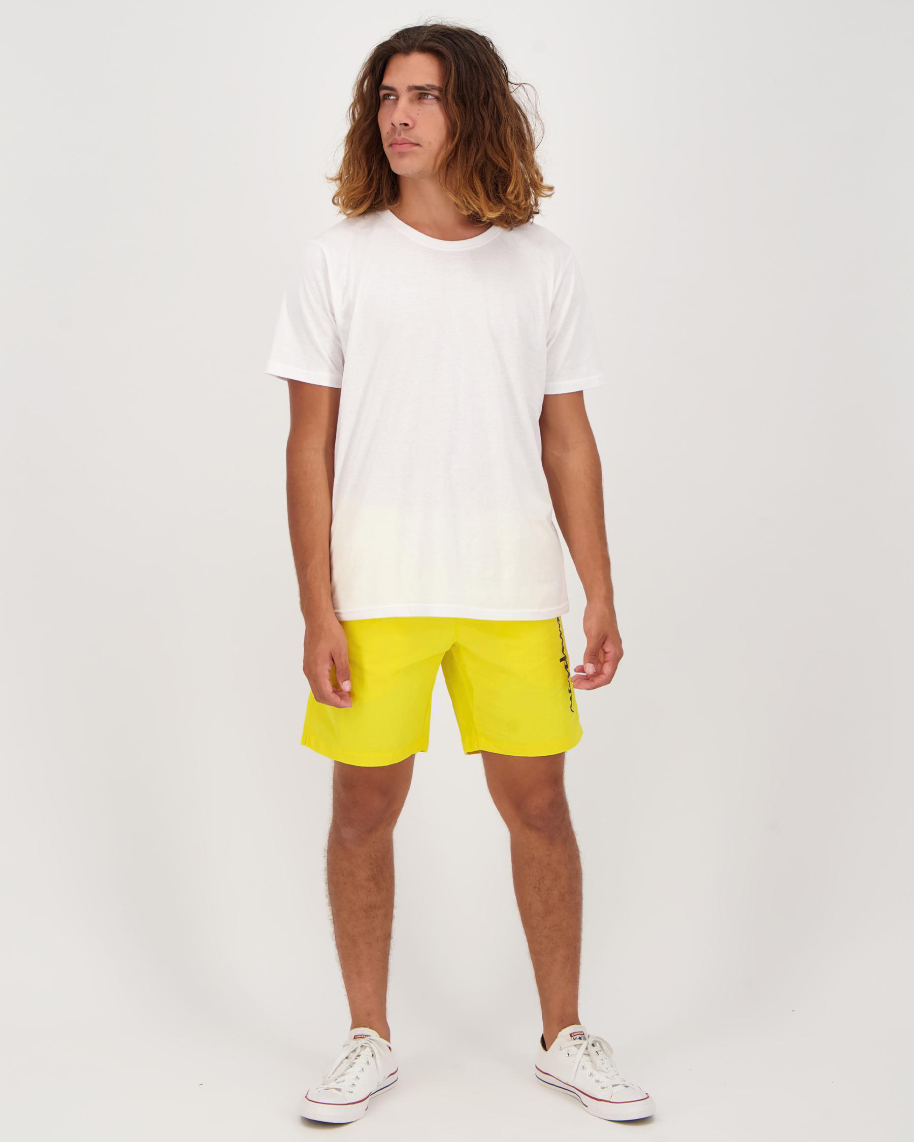 Shop Champion Graphic Beach Short In Laser Lemon - Fast Shipping & Easy ...