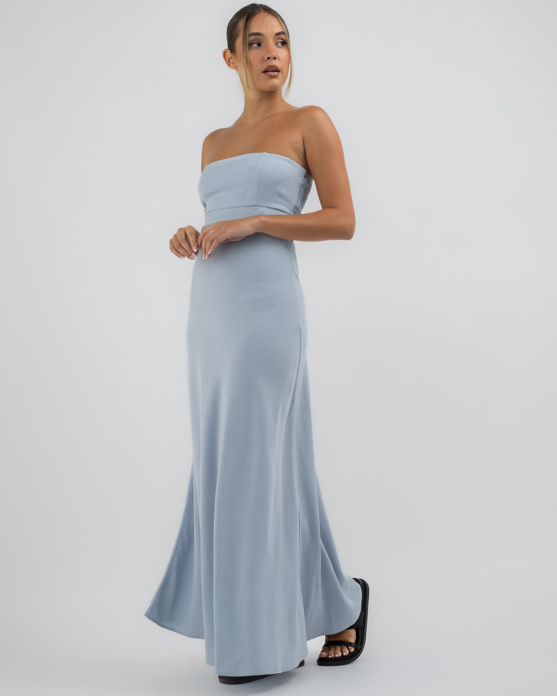 Shop Thanne Claire Maxi Dress In Blue - Fast Shipping & Easy Returns - City Beach Australia