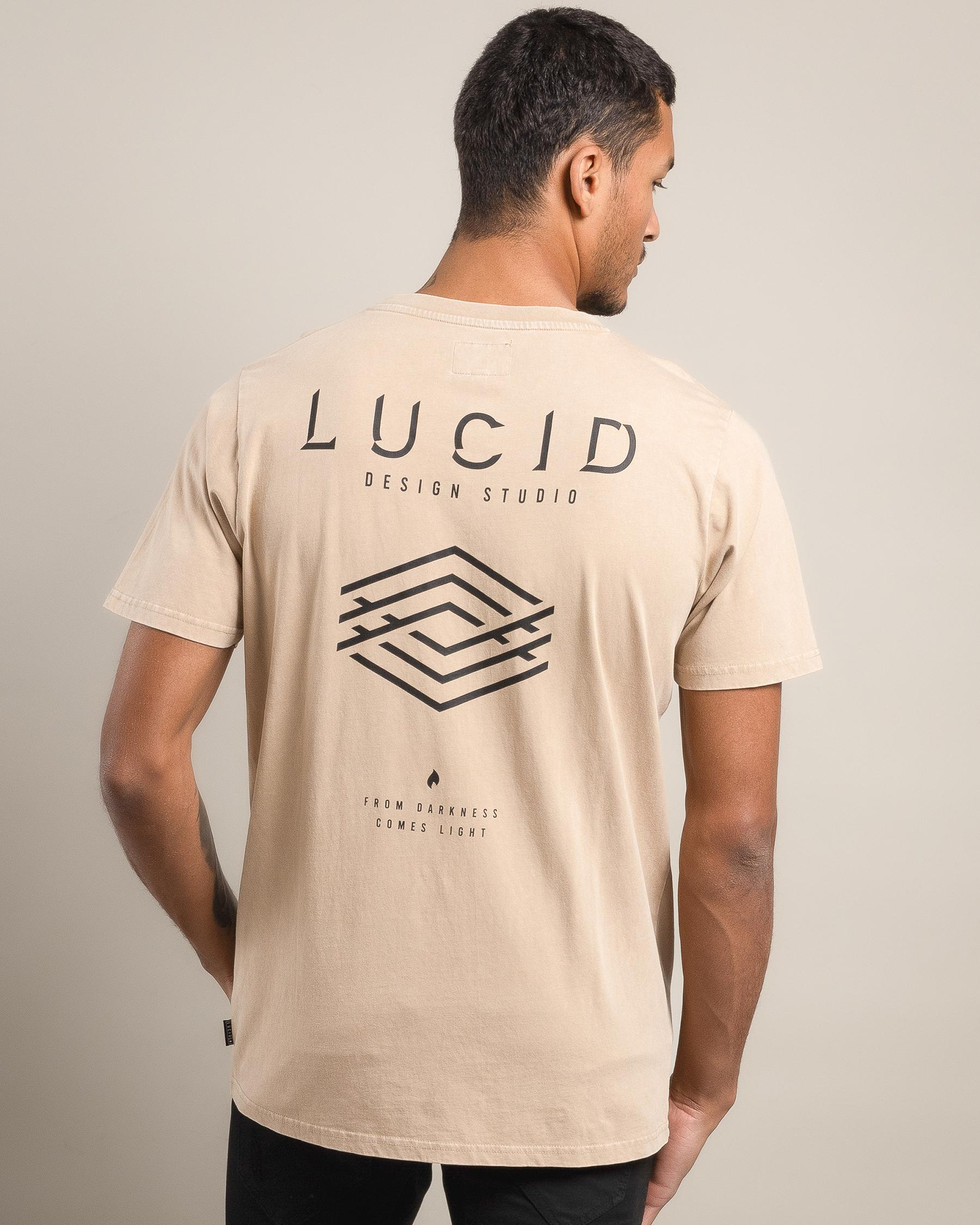 Shop Lucid Dimensional T-Shirt In Sand Acid - Fast Shipping & Easy ...