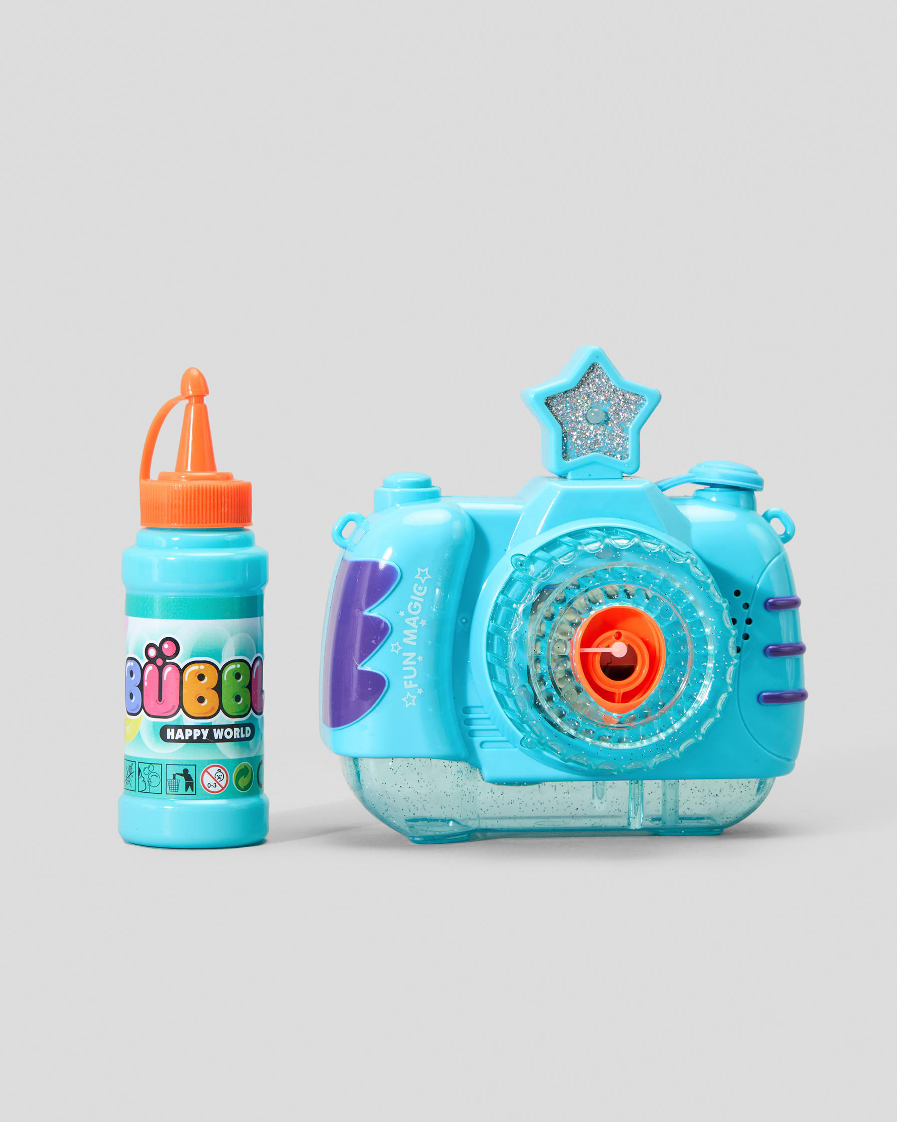 Shop Get It Now Camera Bubble Blower In Blue - Fast Shipping & Easy ...