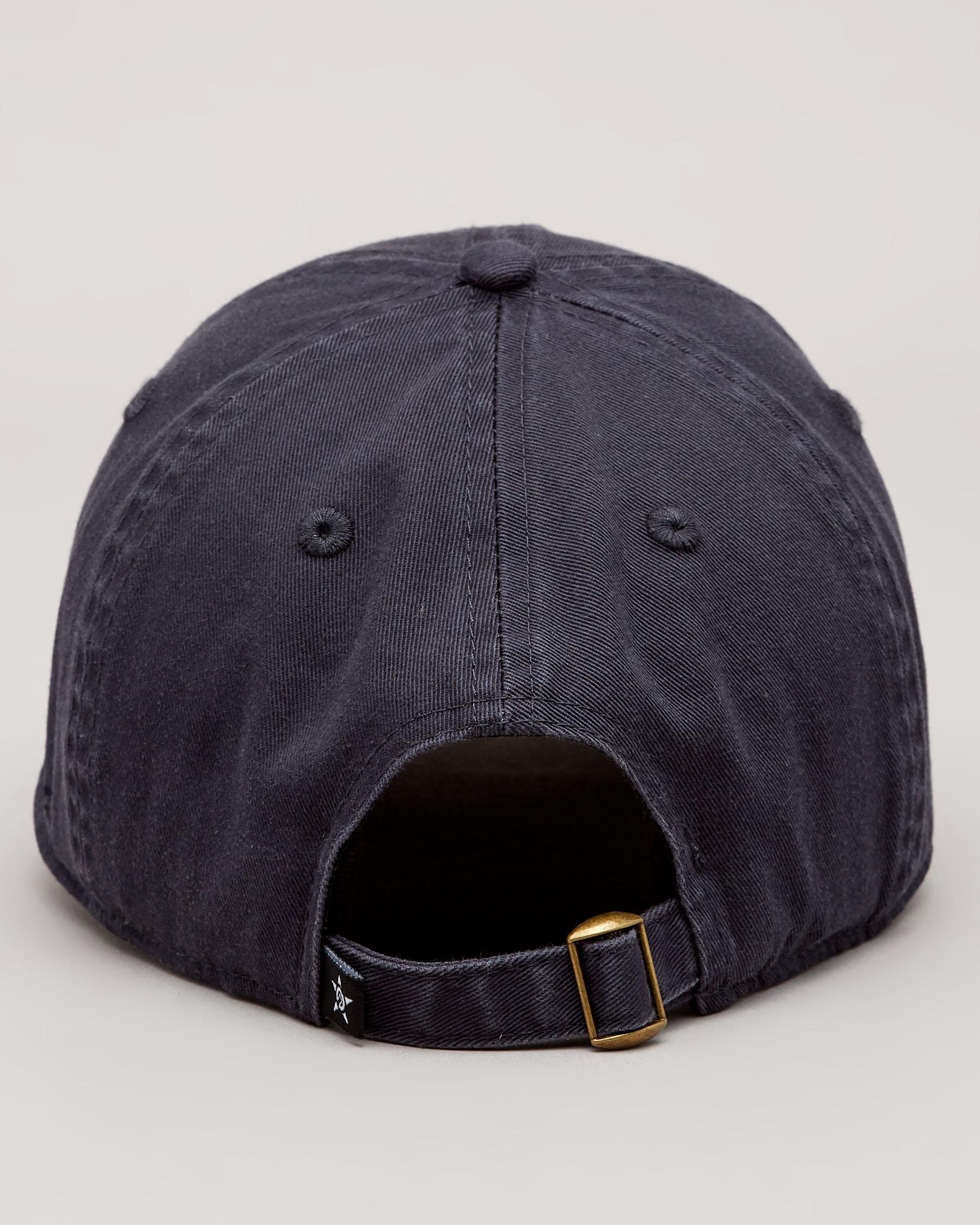 Shop Unit Essential Unstructured Dad Strapback Cap In Navy - Fast ...