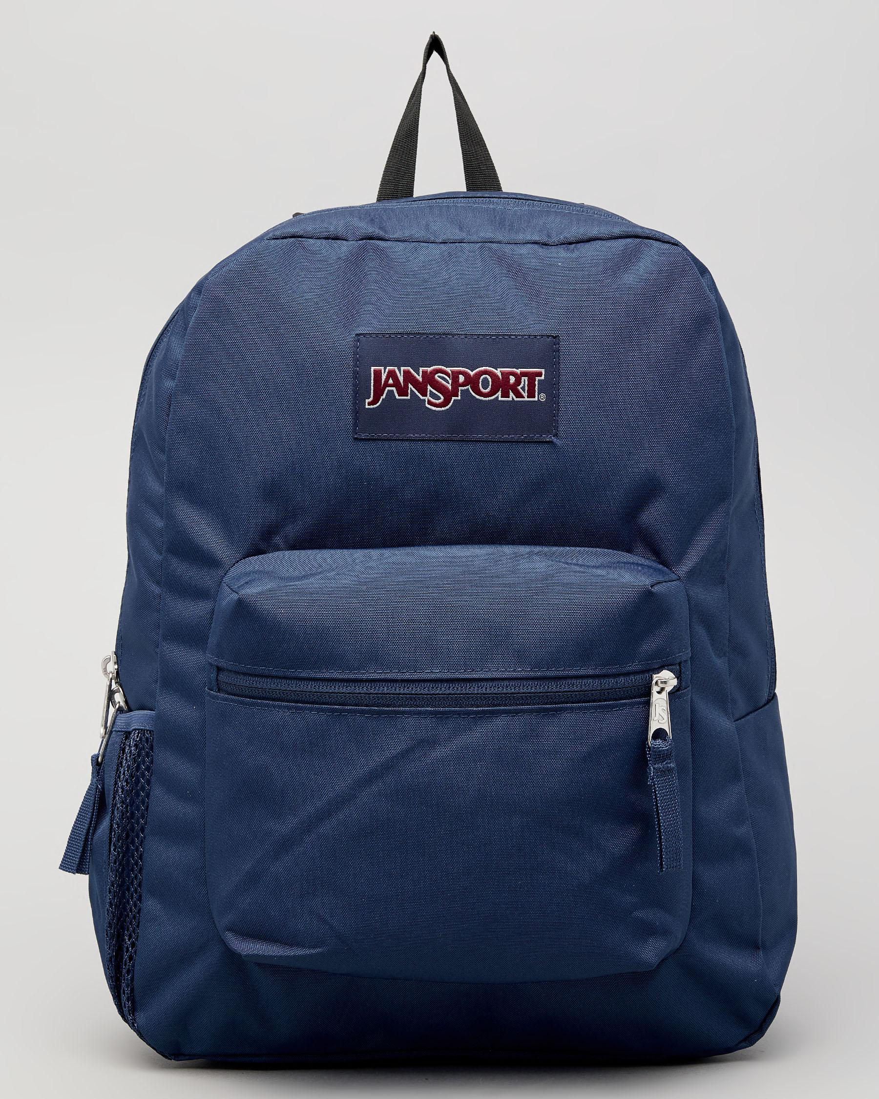 Shop JanSport Cross Town Backpack In Navy - Fast Shipping & Easy ...