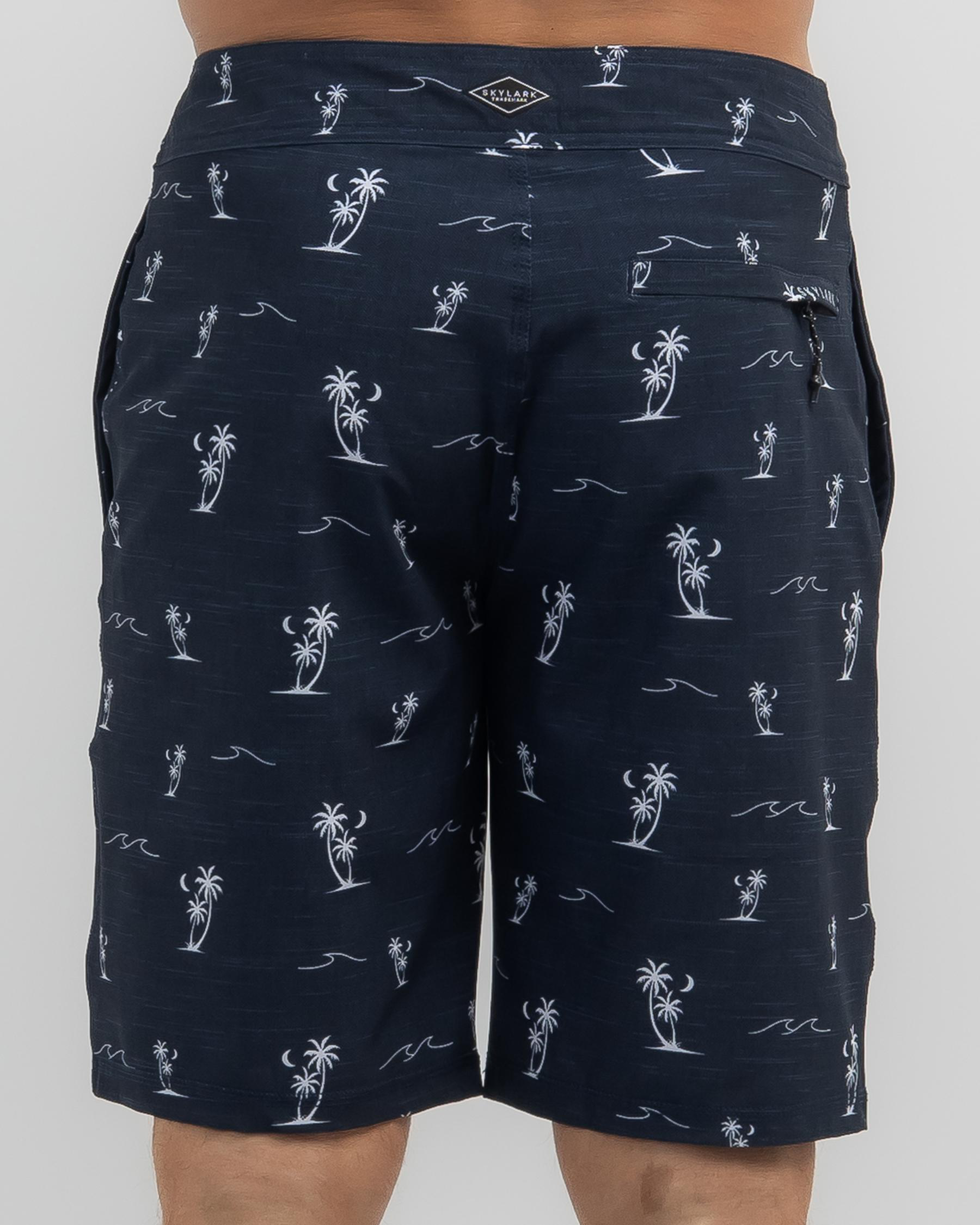 Shop Skylark Seclusion Board Shorts In Navy - Fast Shipping & Easy ...