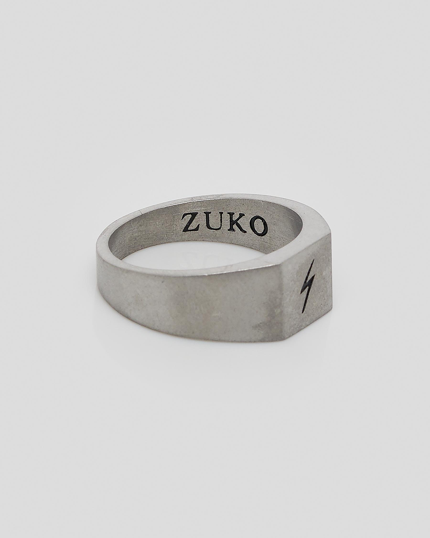 Shop ZUKO Jewellery High Voltage Ring In Silver - Fast Shipping & Easy Returns - City Beach ...