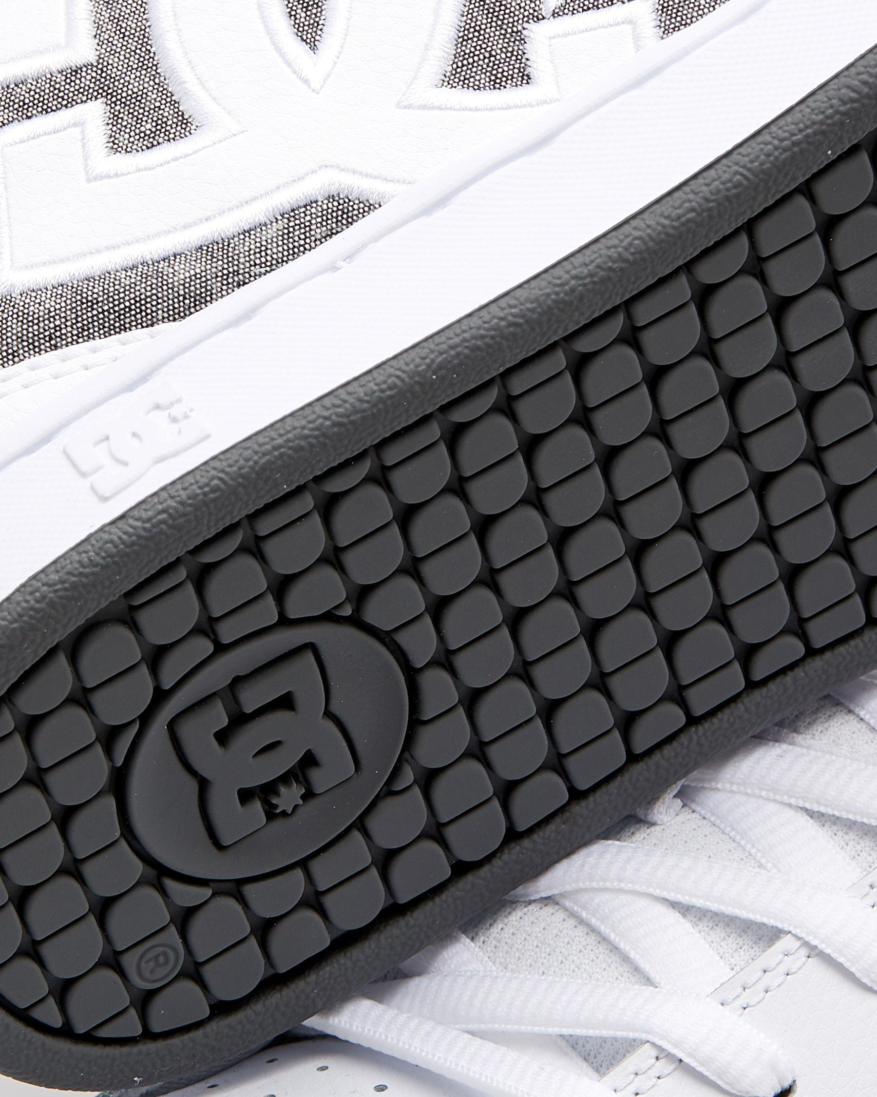 Shop DC Shoes Net Shoes In White/armor/white - Fast Shipping & Easy ...