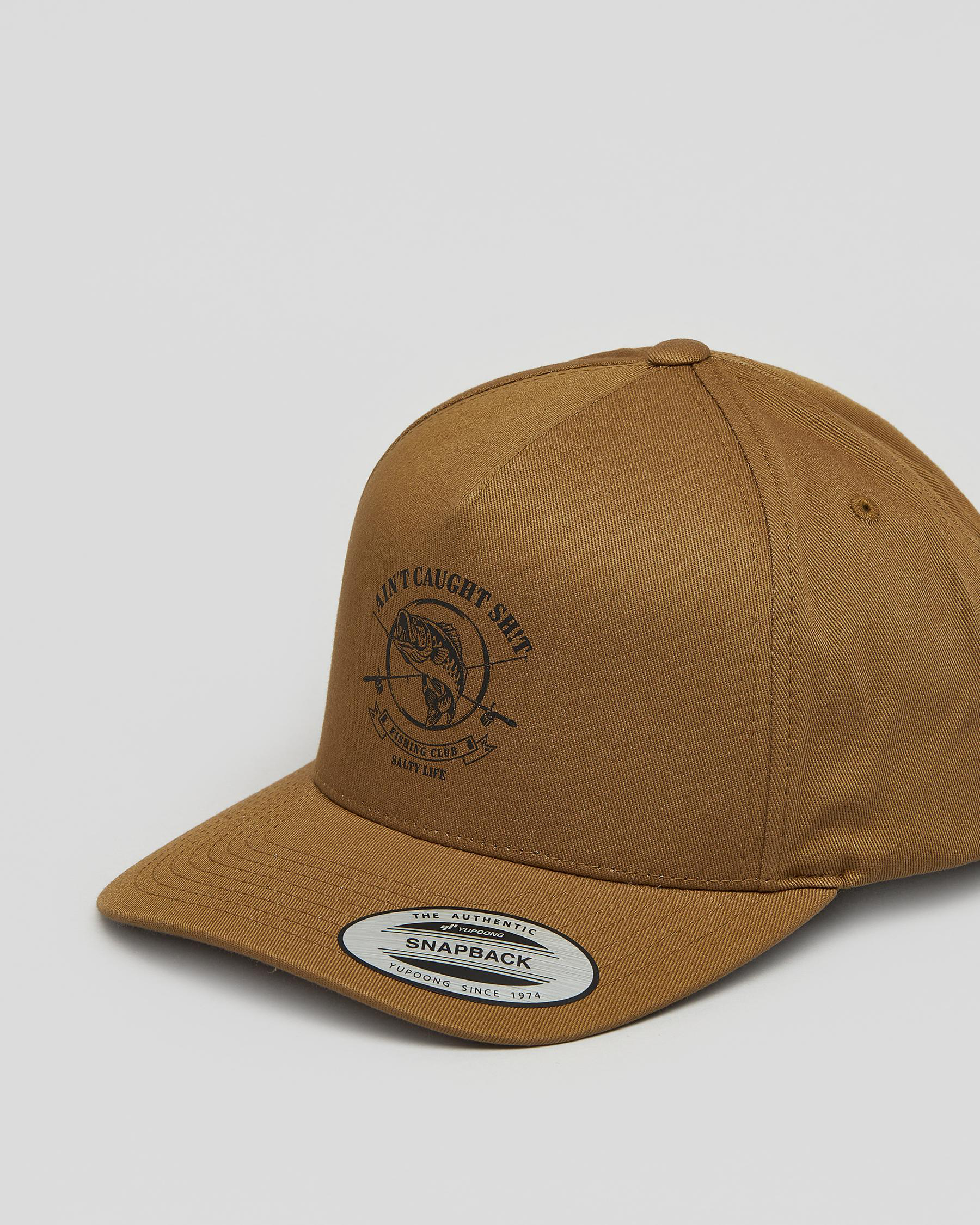 Shop Salty Life A.C.S Snapback Cap In Brown - Fast Shipping & Easy ...