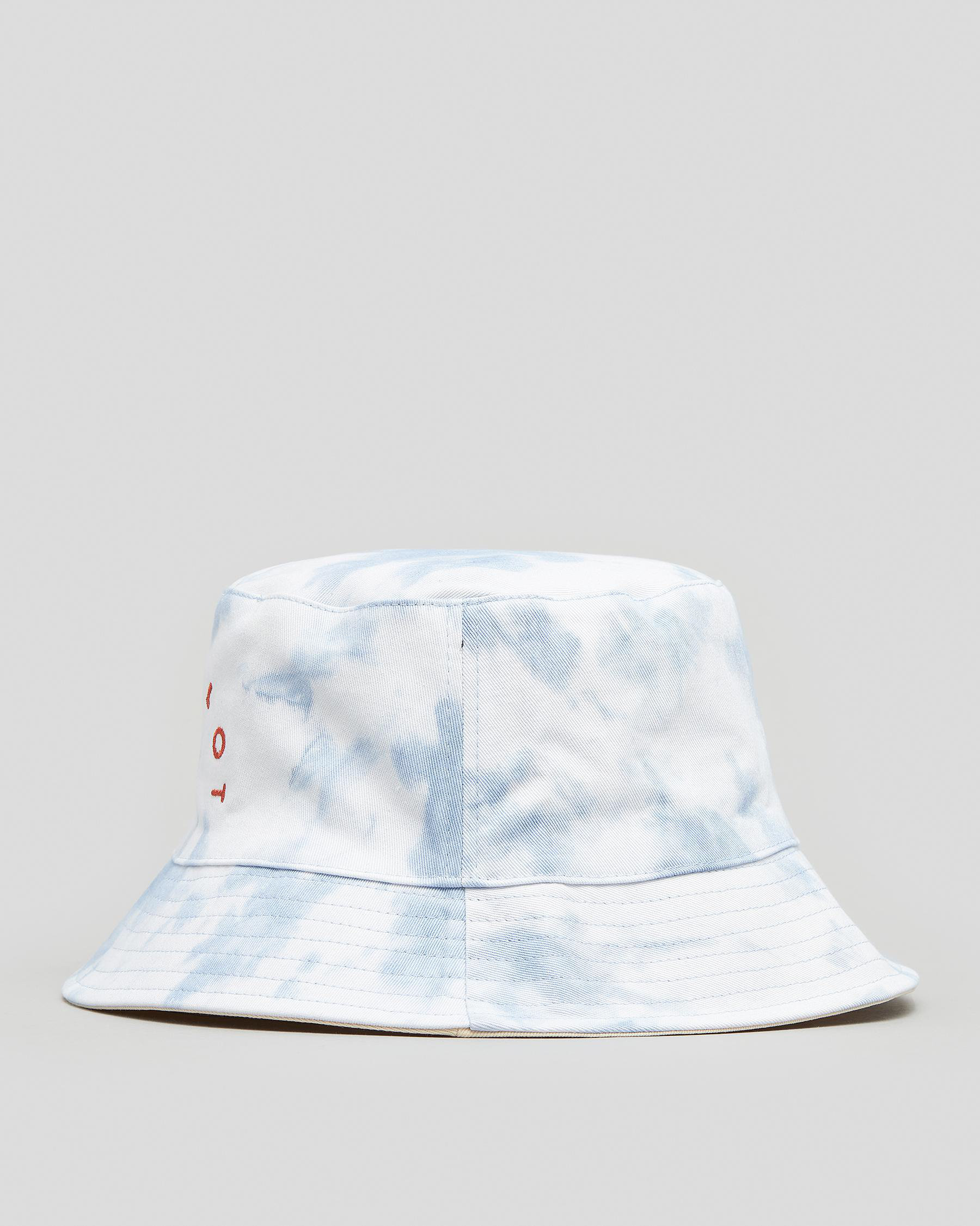 Shop Jetpilot Arch Rev Bucket Hat In Tie Dye/ Off White - Fast Shipping ...