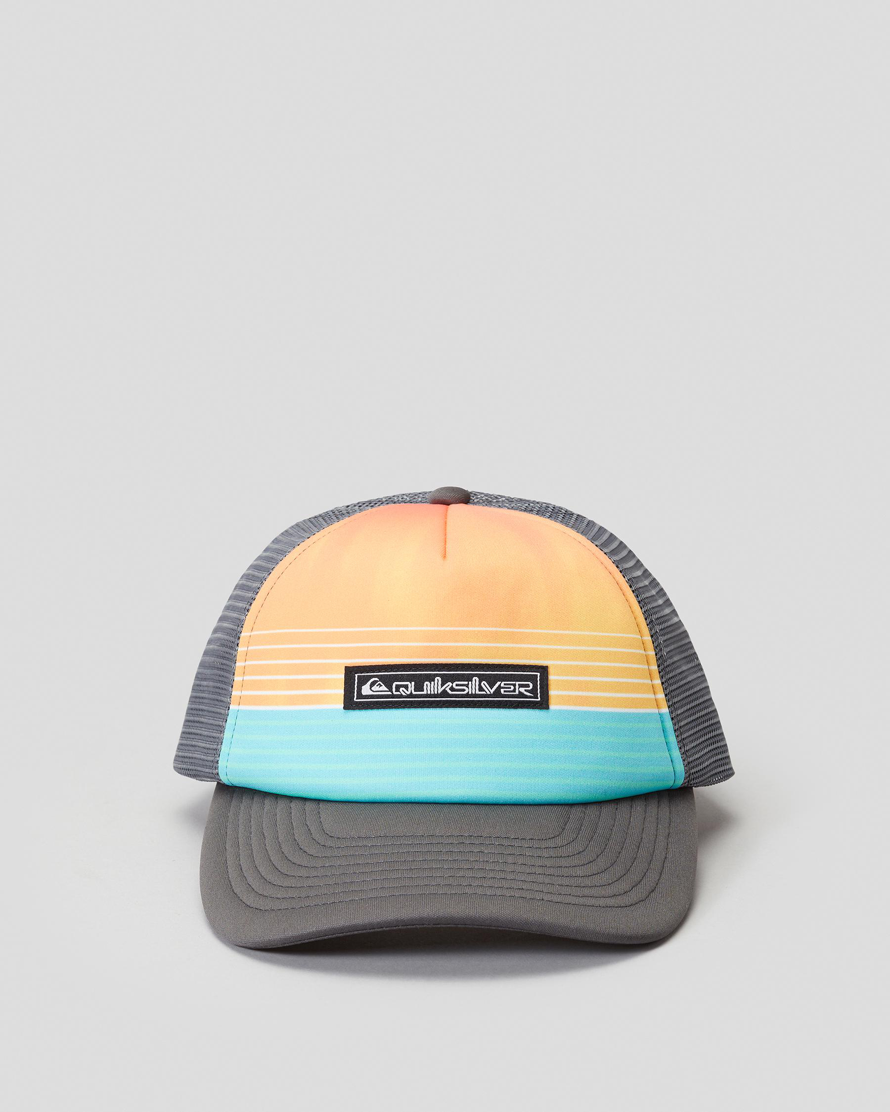 Shop Quiksilver Boys' Emu Coop Cap In Tarmac - Fast Shipping & Easy ...