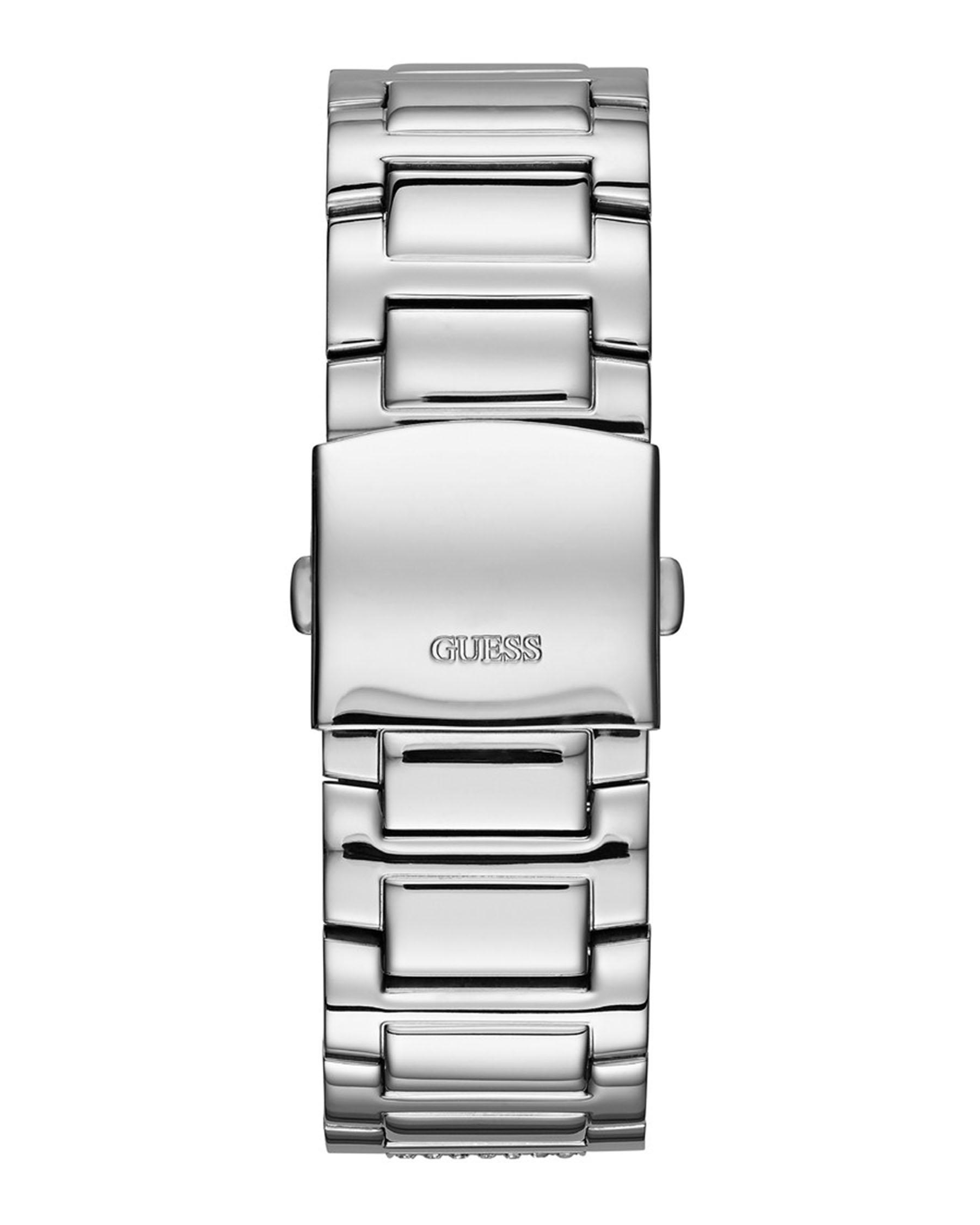 Shop GUESS Frontier Watch In Silver/silver - Fast Shipping & Easy ...