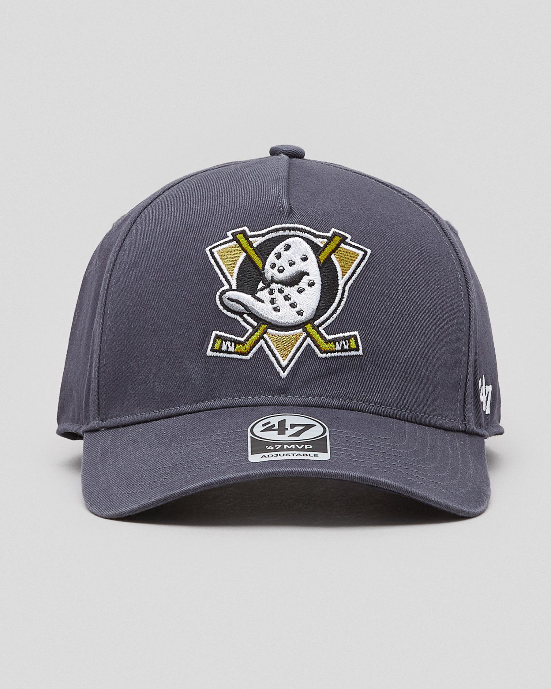 Shop Forty Seven Anaheim Ducks Legend Replica Snap 47 Cap In Vintage ...