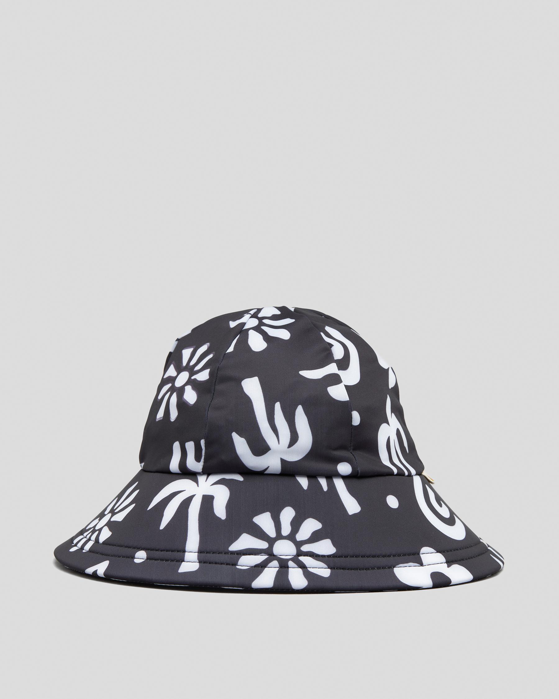 Shop Rip Curl Toddlers' Low Tide Swim Hat In Washed Black - Fast ...