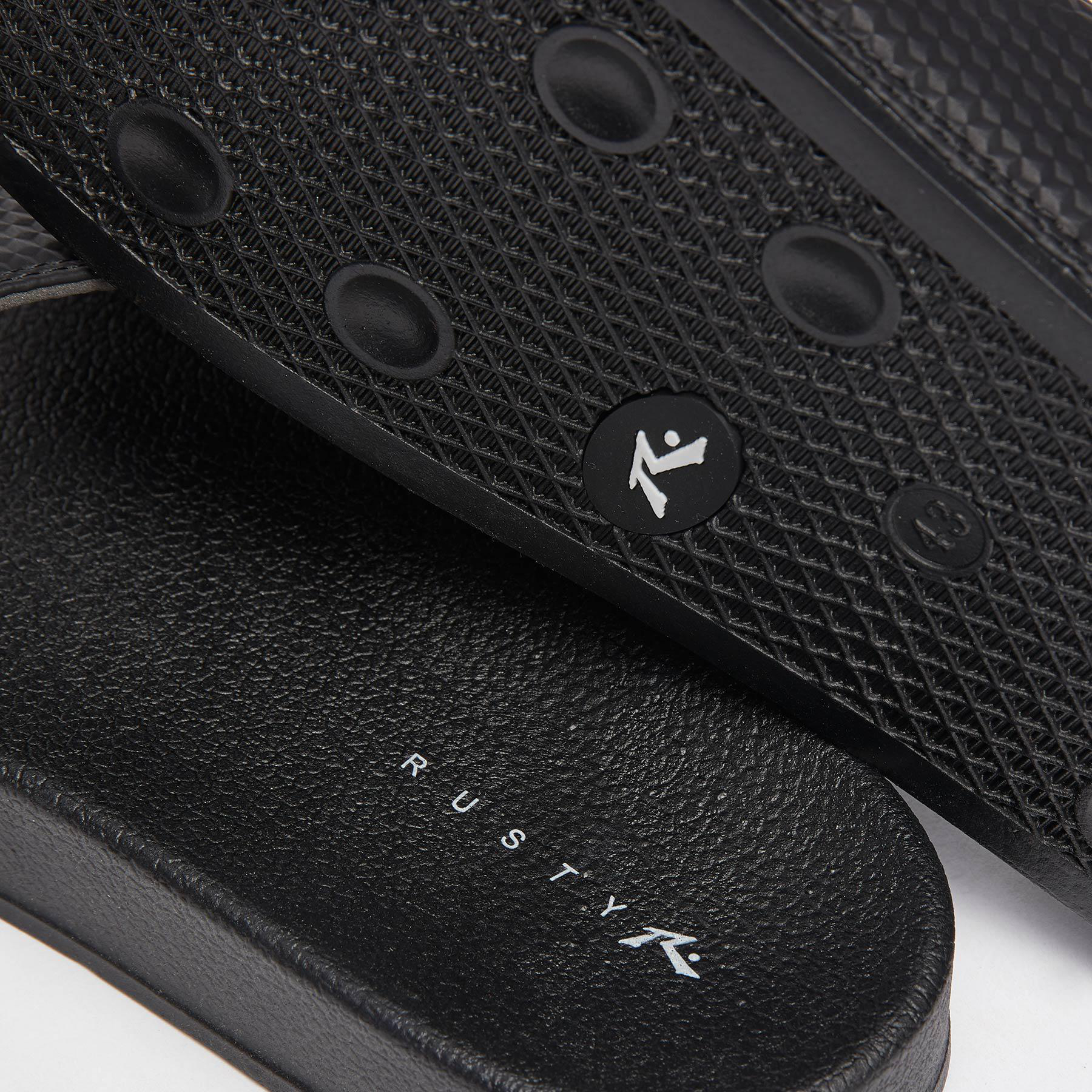 Shop Rusty Minimal Slides In Black Geo - Fast Shipping & Easy Returns ...
