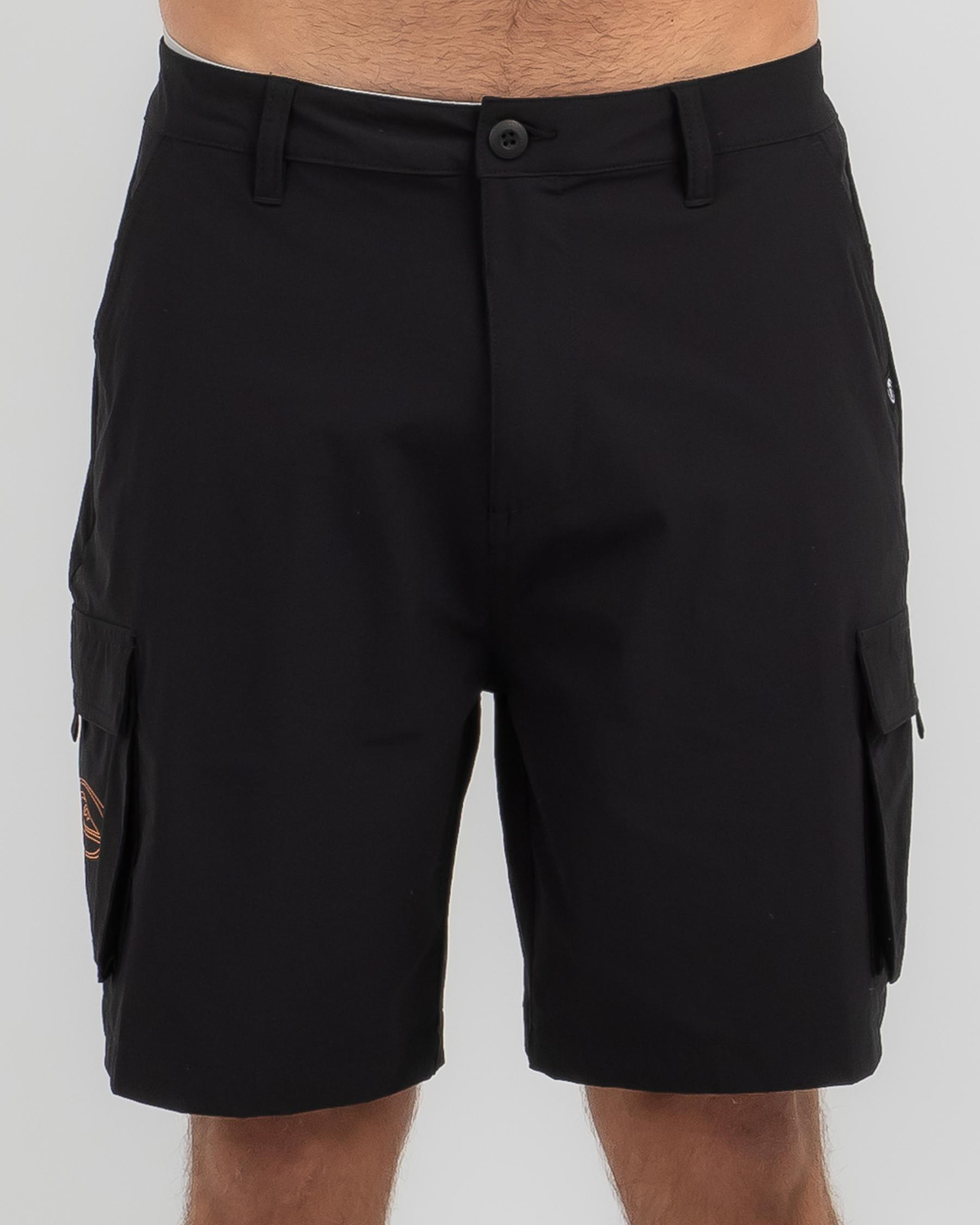Shop Quiksilver Equalizer Walk Shorts In Black - Fast Shipping & Easy ...