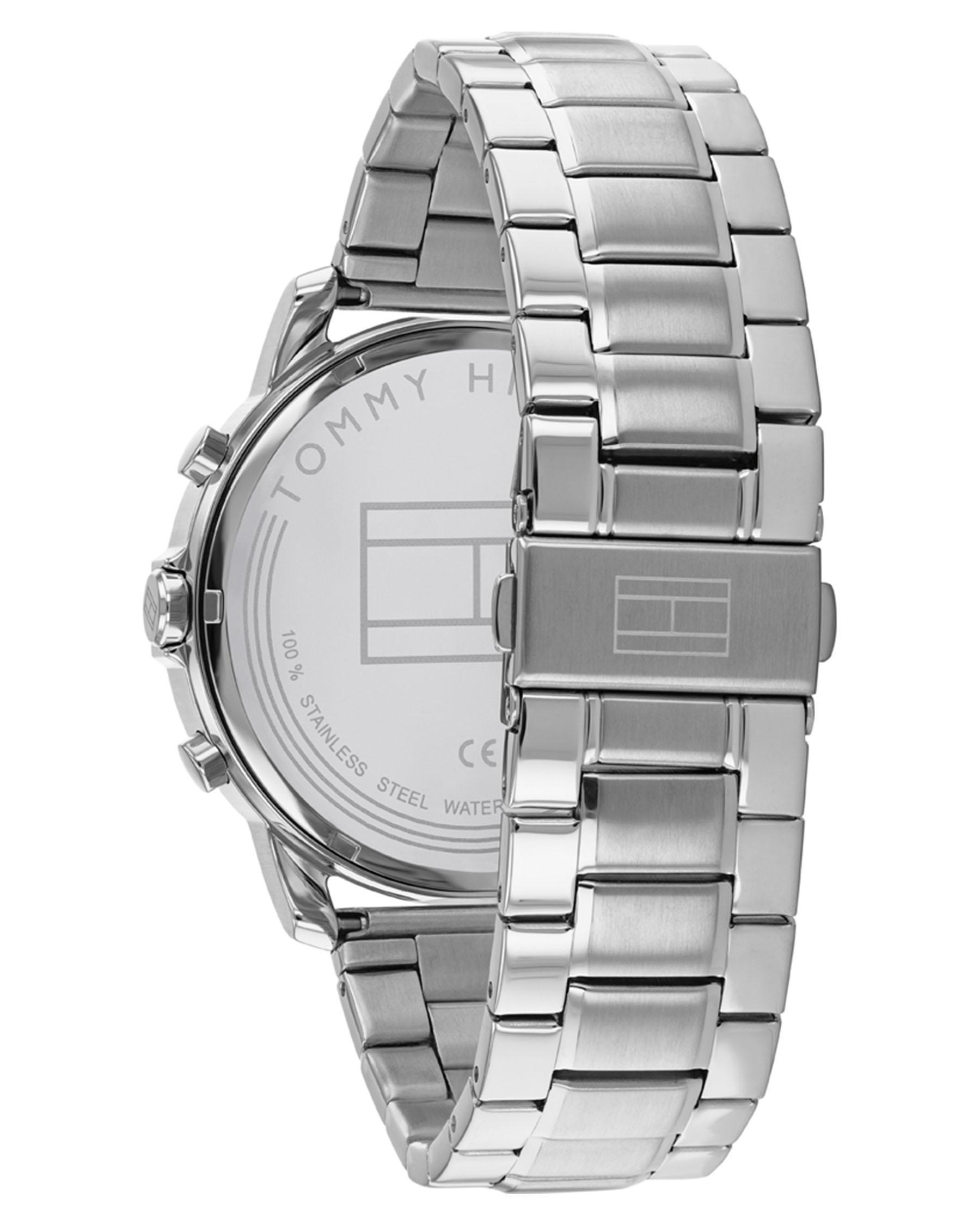 Shop Tommy Hilfiger Jameson Watch In Silver/grey - Fast Shipping & Easy ...