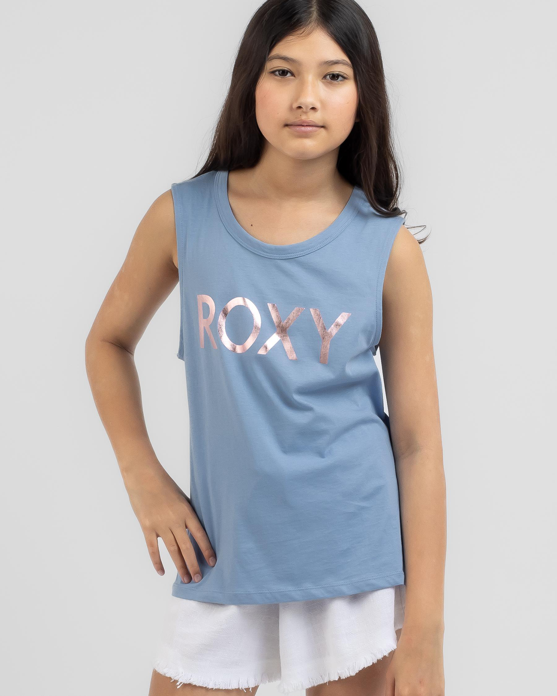 Shop Roxy Girls' Someone Else Tank Top In Allure - Fast Shipping & Easy ...