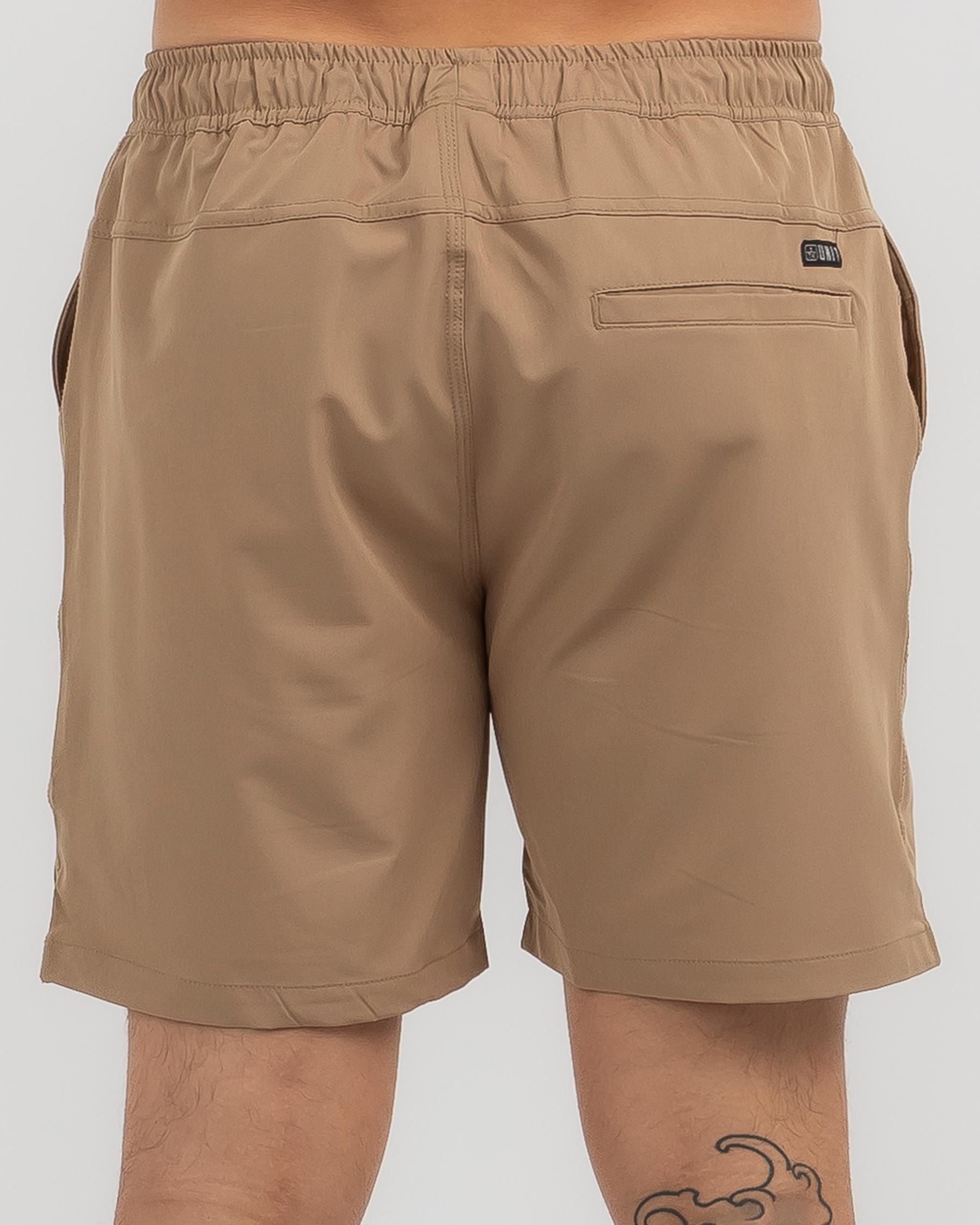 Unit Boardwalk Shorts In Khaki - Fast Shipping & Easy Returns - City ...