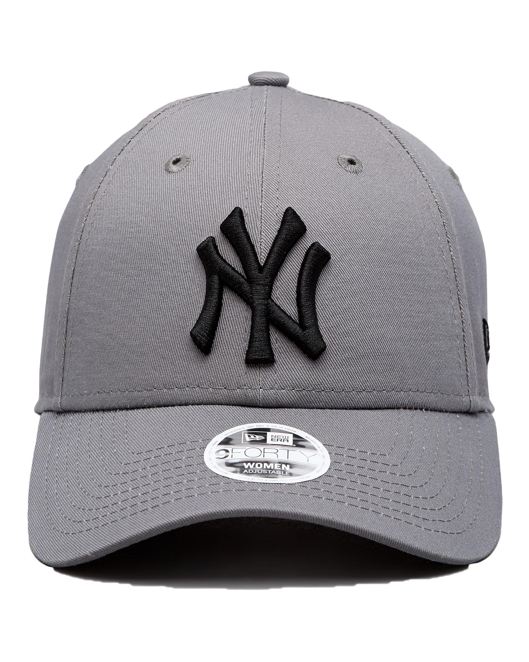 Shop New Era NY Yankees Cap In Charcoal Grey/ Black - Fast Shipping ...