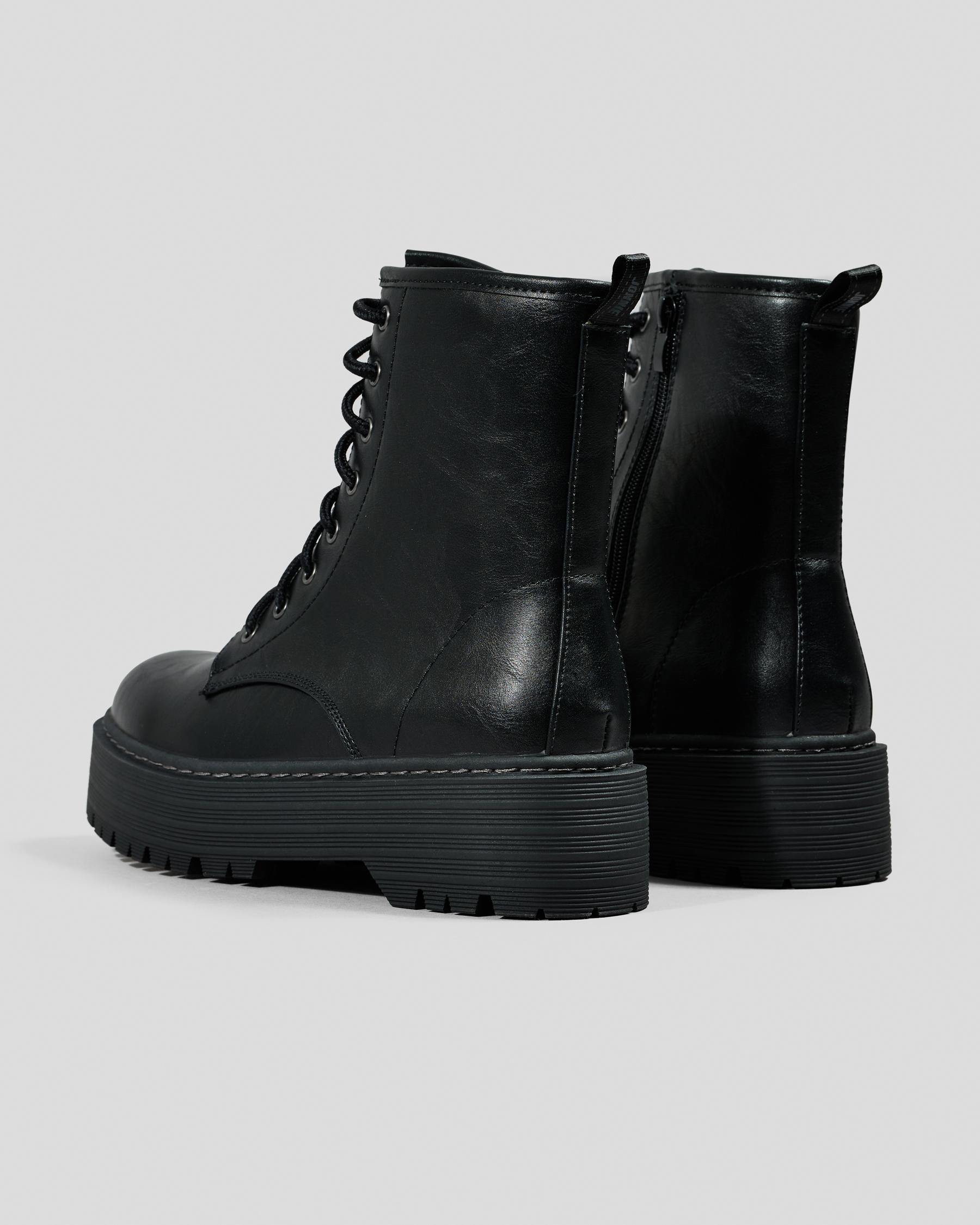 Shop Jonnie Warrior Boots In Black - Fast Shipping & Easy Returns ...