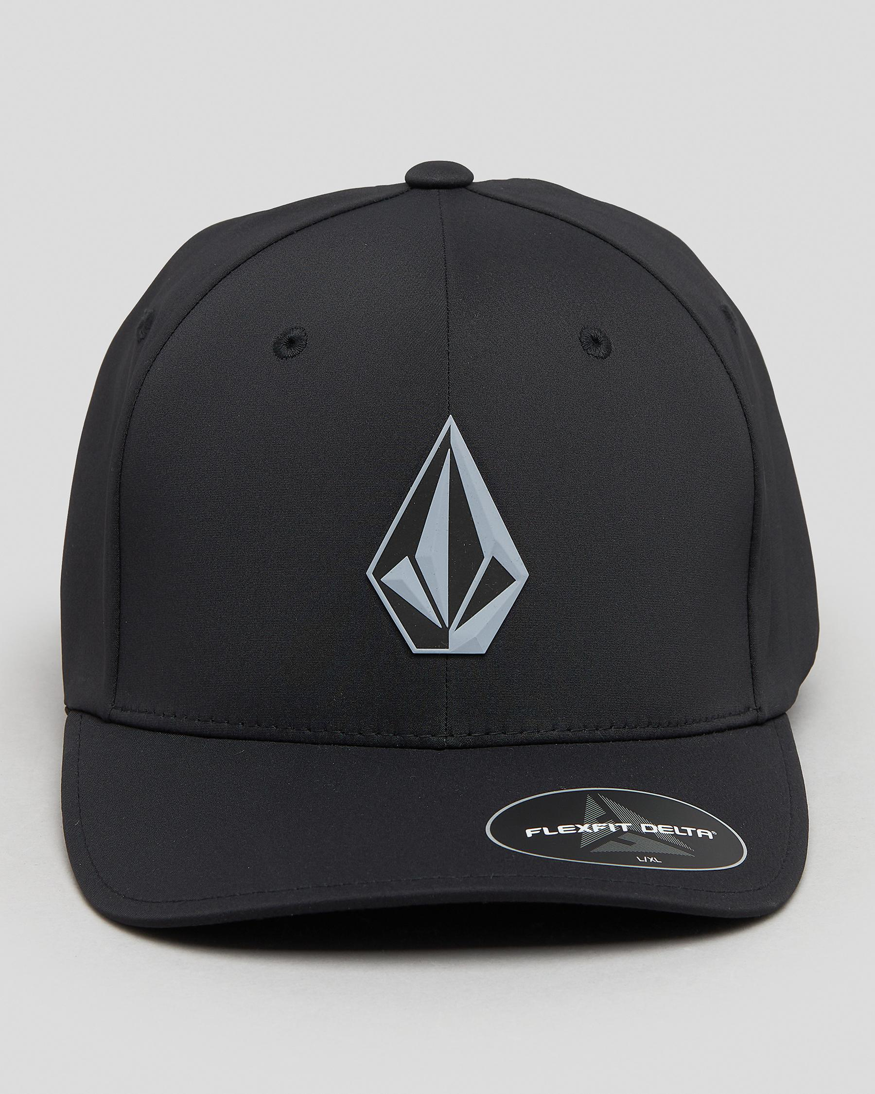 Shop Volcom Stone Tech Delta Cap In Black - Fast Shipping & Easy ...