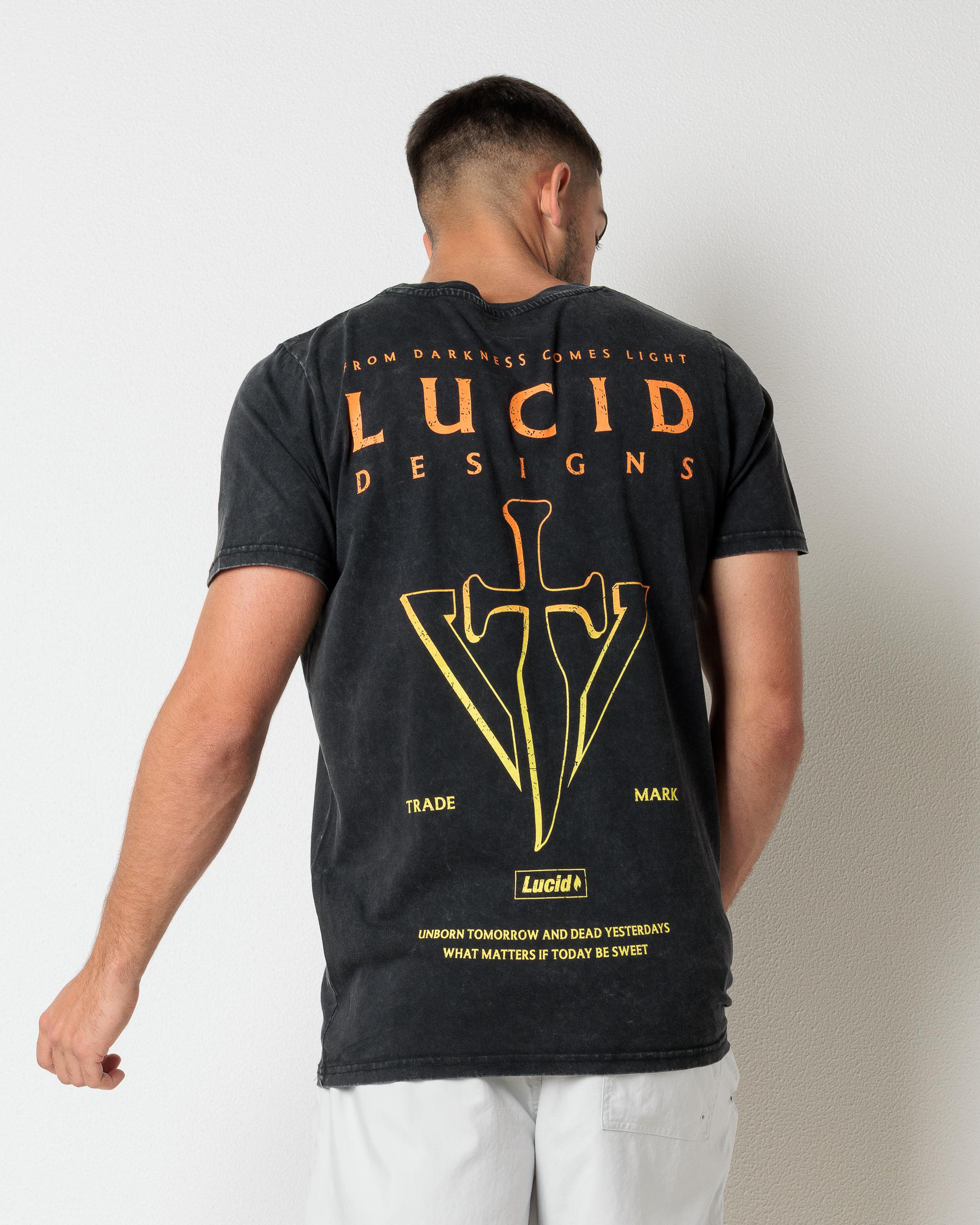 Shop Lucid Colossus T-Shirt In Black Acid - Fast Shipping & Easy ...