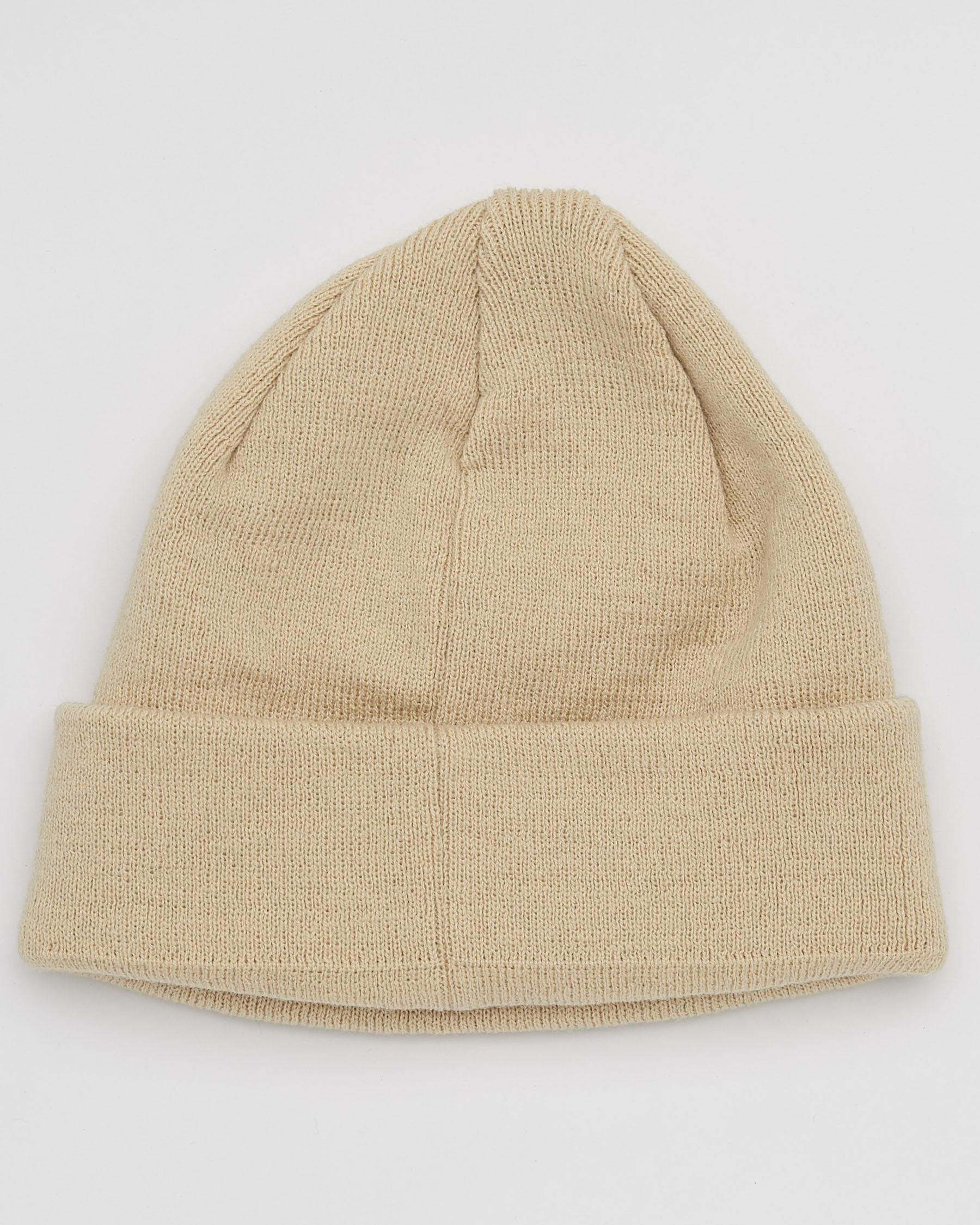 Shop Champion Champion Script Beanie In Silk Beige - Fast Shipping ...