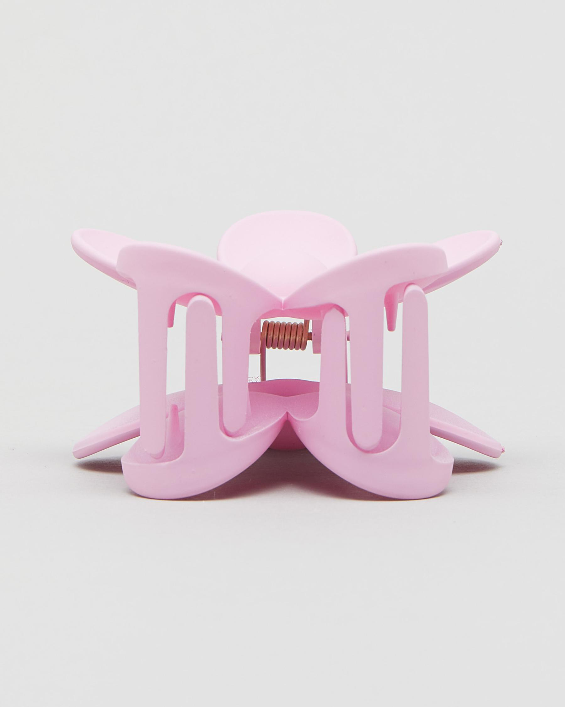 Shop Karyn In LA Kay Flower Hair Claw Clip In Pop Lavender - Fast ...