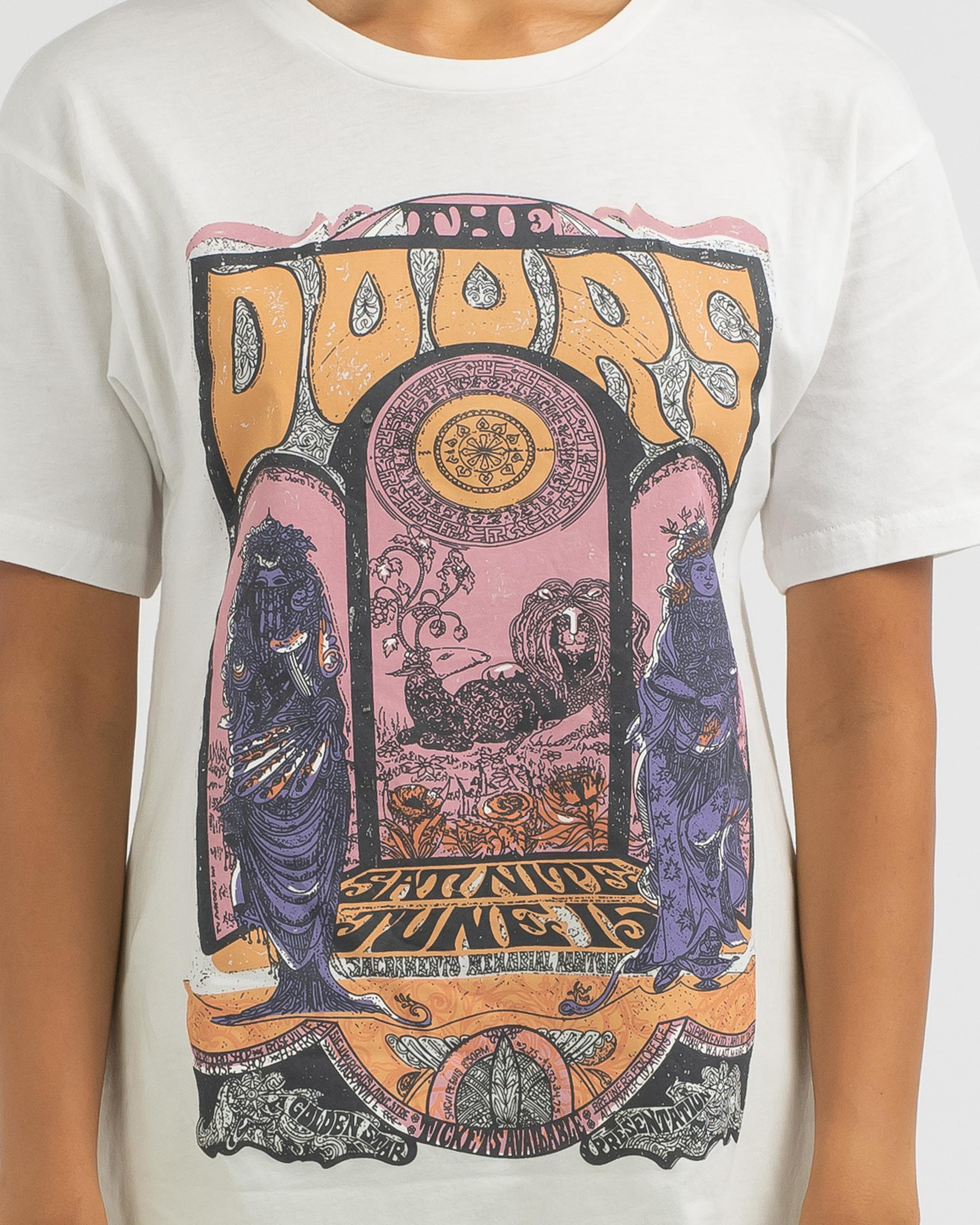 Shop MRKT. The Doors T-Shirt In White - Fast Shipping & Easy Returns ...