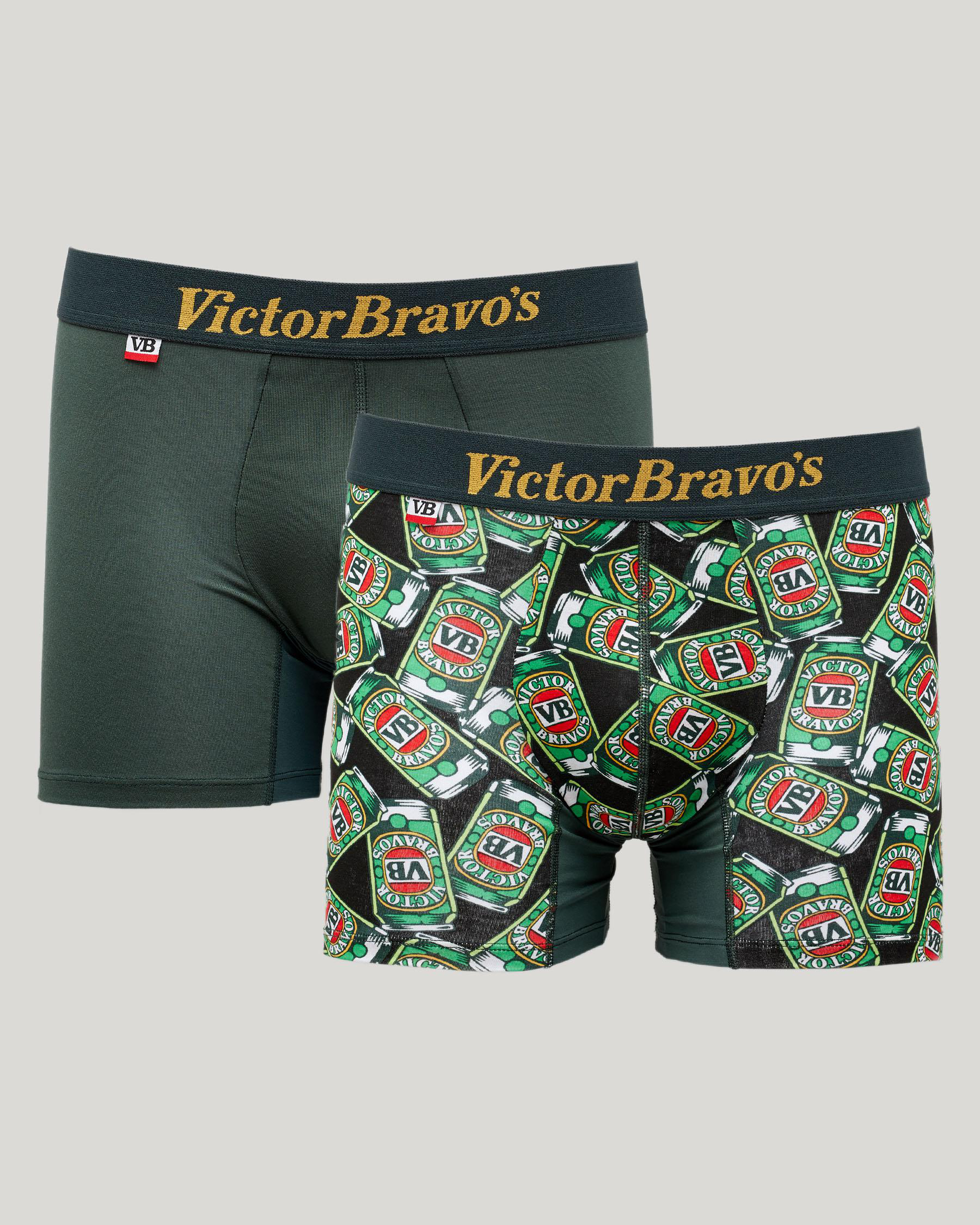 Shop Victor Bravo's Boxer Briefs 2 Pack In Multi - Fast Shipping & Easy ...