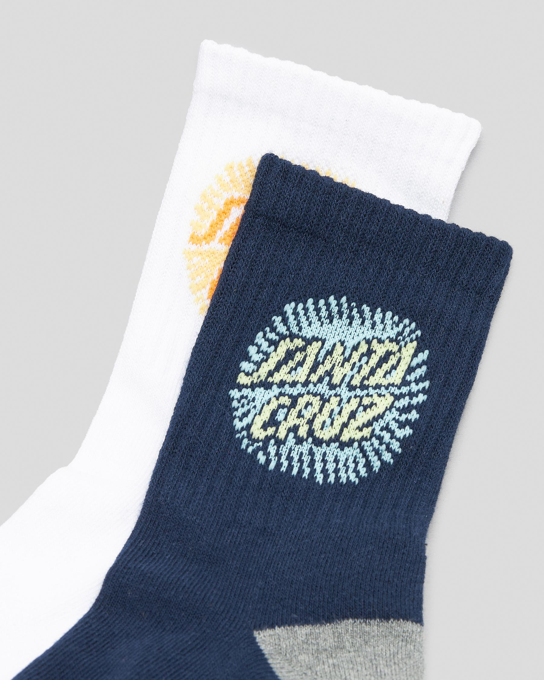 Shop Santa Cruz Womens Daylight Dot Sock Pack In Multi - Fast Shipping ...