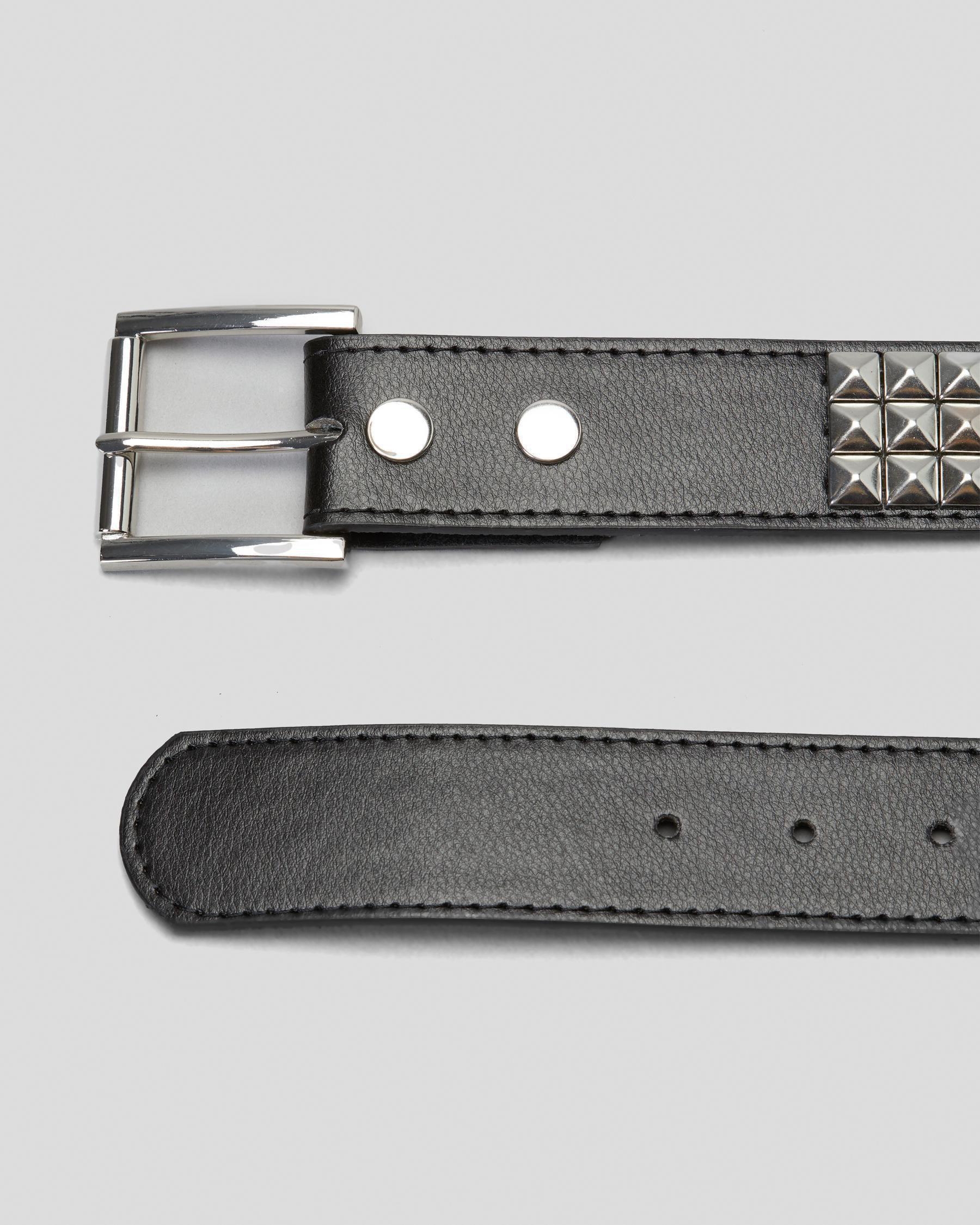 Shop Miscellaneous Studded Belt In Black - Fast Shipping & Easy Returns ...