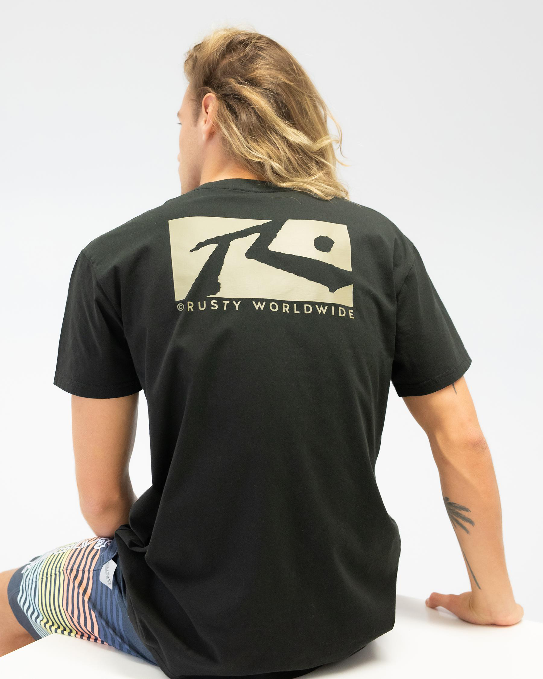 Shop Rusty Boxed In T-Shirt In Black 2 - Fast Shipping & Easy Returns ...