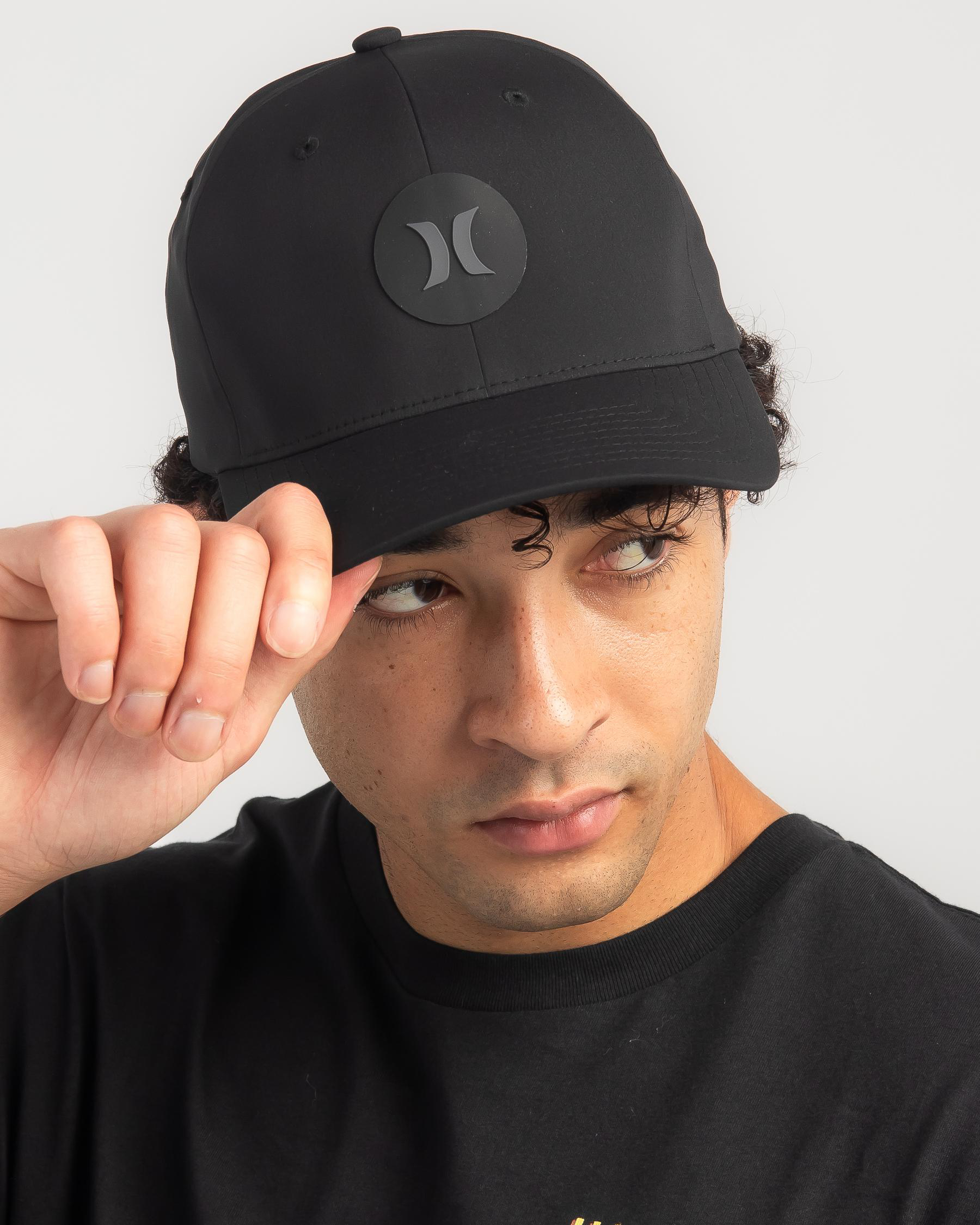 Shop Hurley Phantom Alpha Cap In Black - Fast Shipping & Easy Returns ...