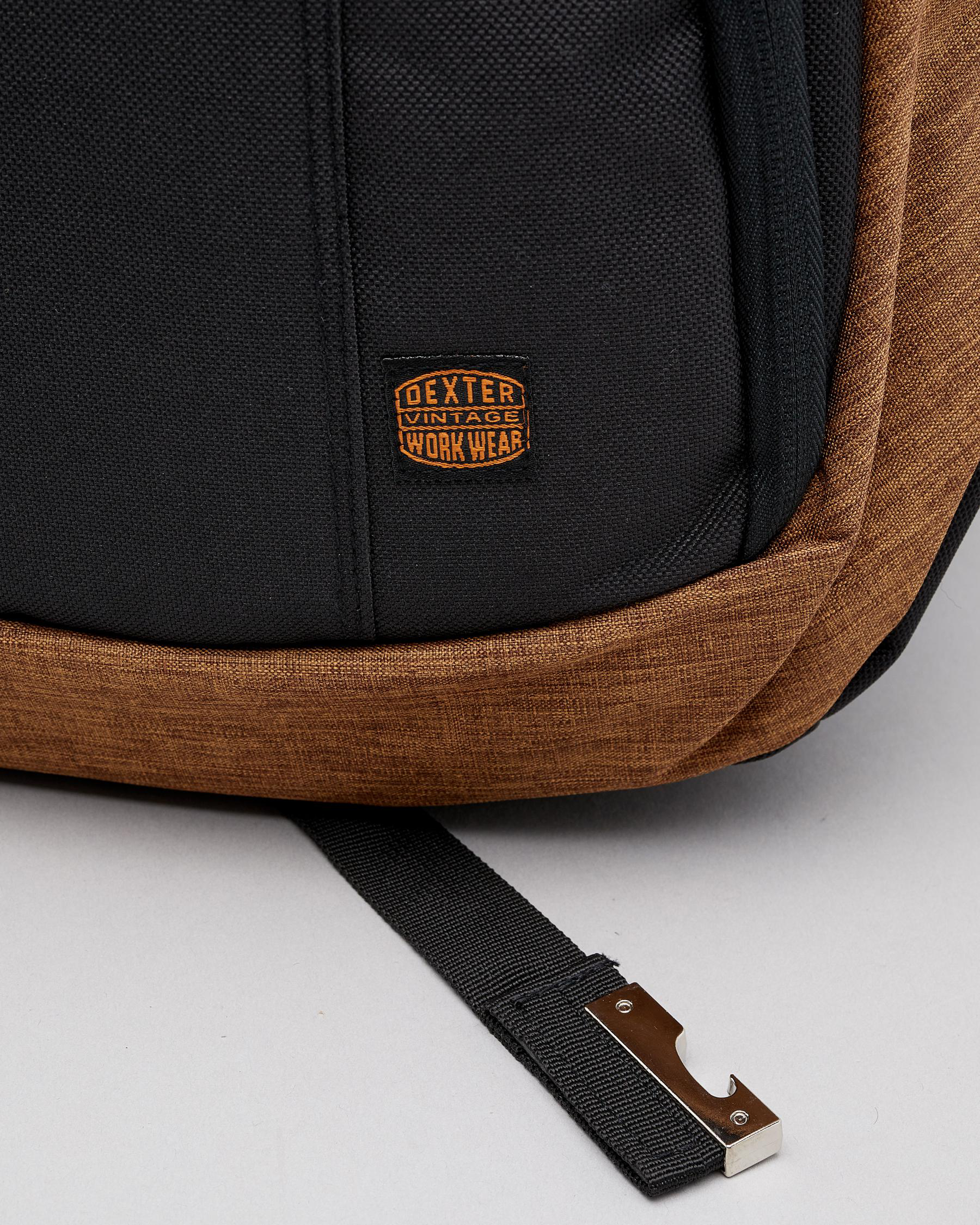Shop Dexter Forge Backpack In Black/brown - Fast Shipping & Easy ...