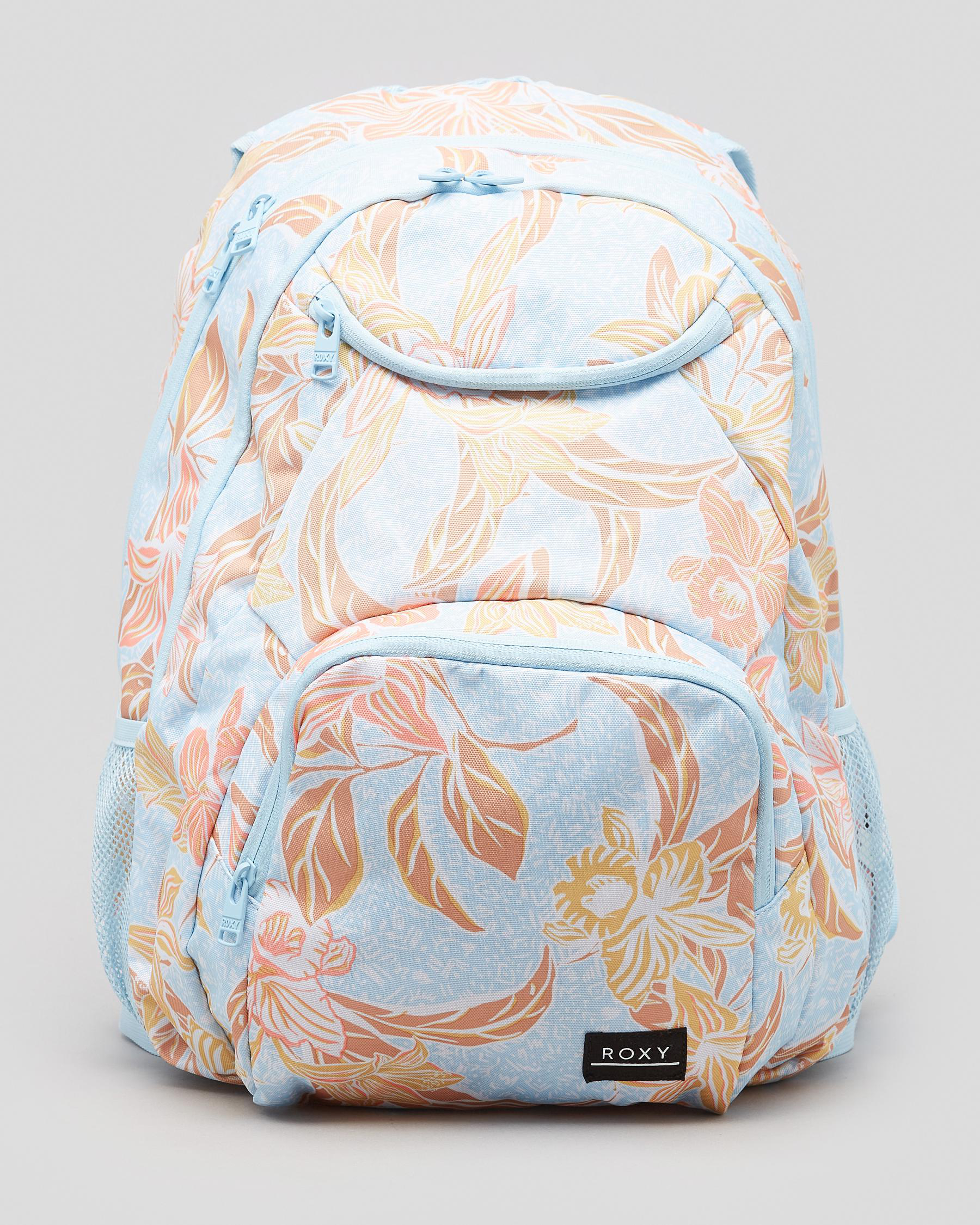 Roxy Shadow Swell Backpack In Cool Blue S Island Time - FREE* Shipping ...