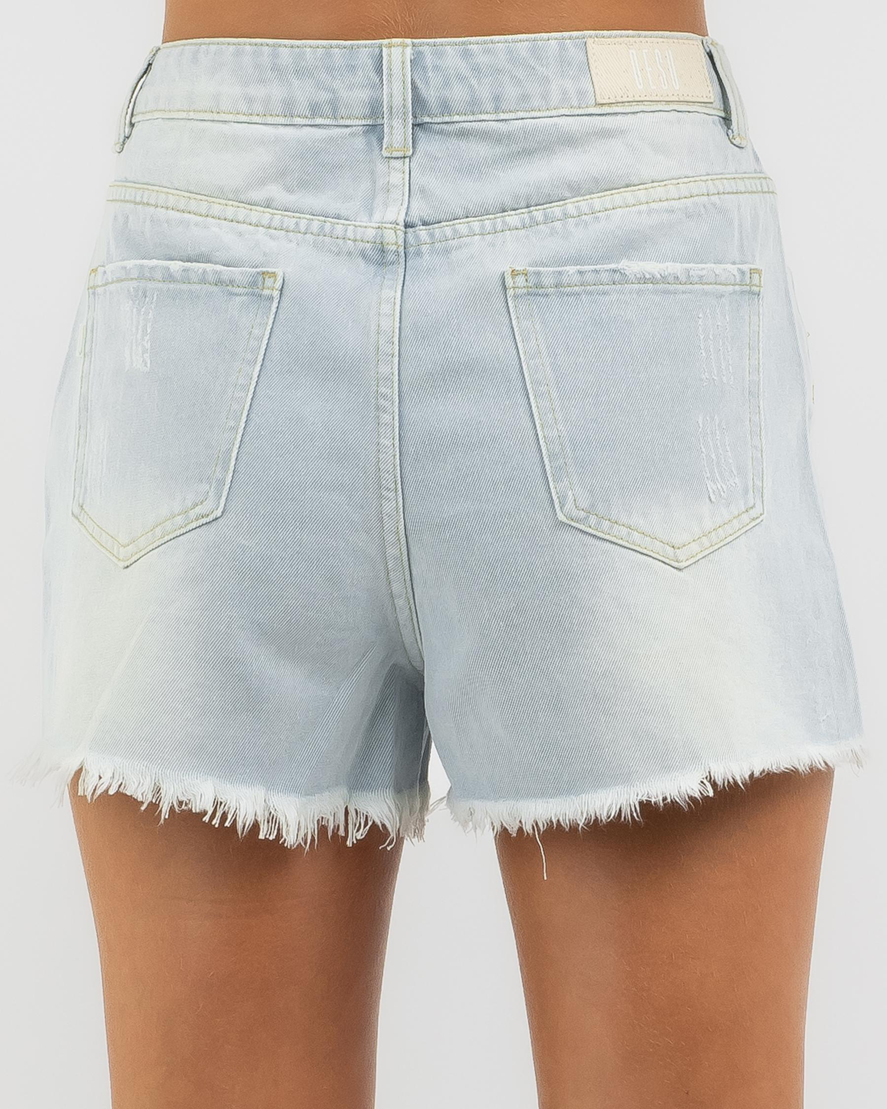 Shop DESU Imogen Shorts In Light Mid - Fast Shipping & Easy Returns ...