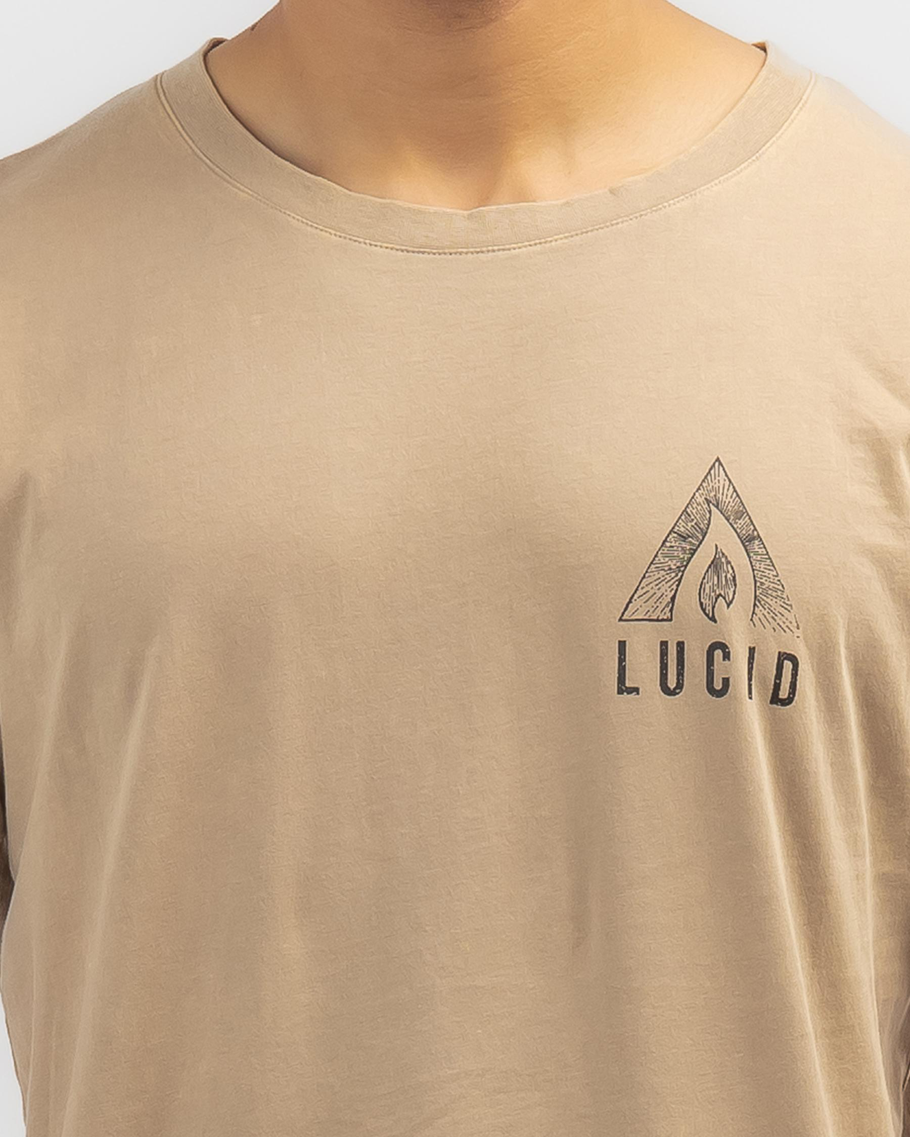 Shop Lucid Flaming T-Shirt In Sand Acid - Fast Shipping & Easy Returns ...