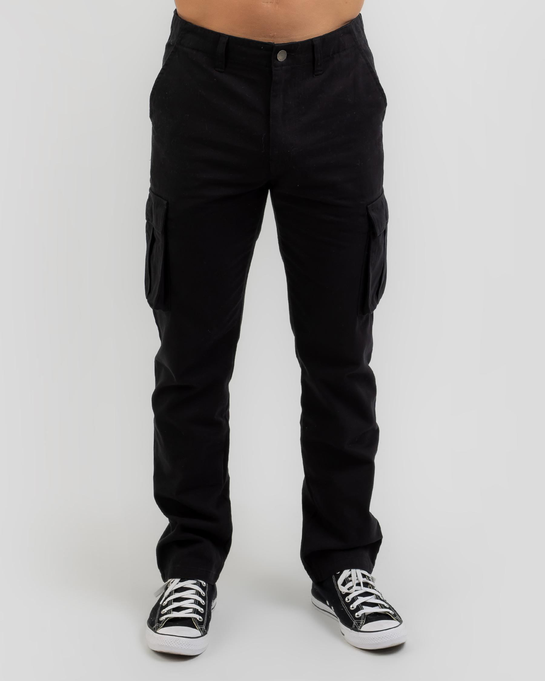 Rusty Manila Cargo Pants In Black - FREE* Shipping & Easy Returns ...