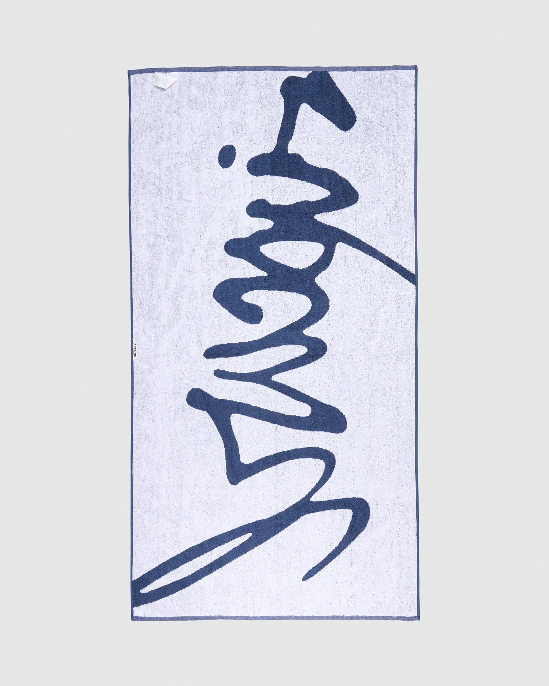 Shop Rip Curl Logos Beach Towel In Light Navy - Fast Shipping & Easy ...