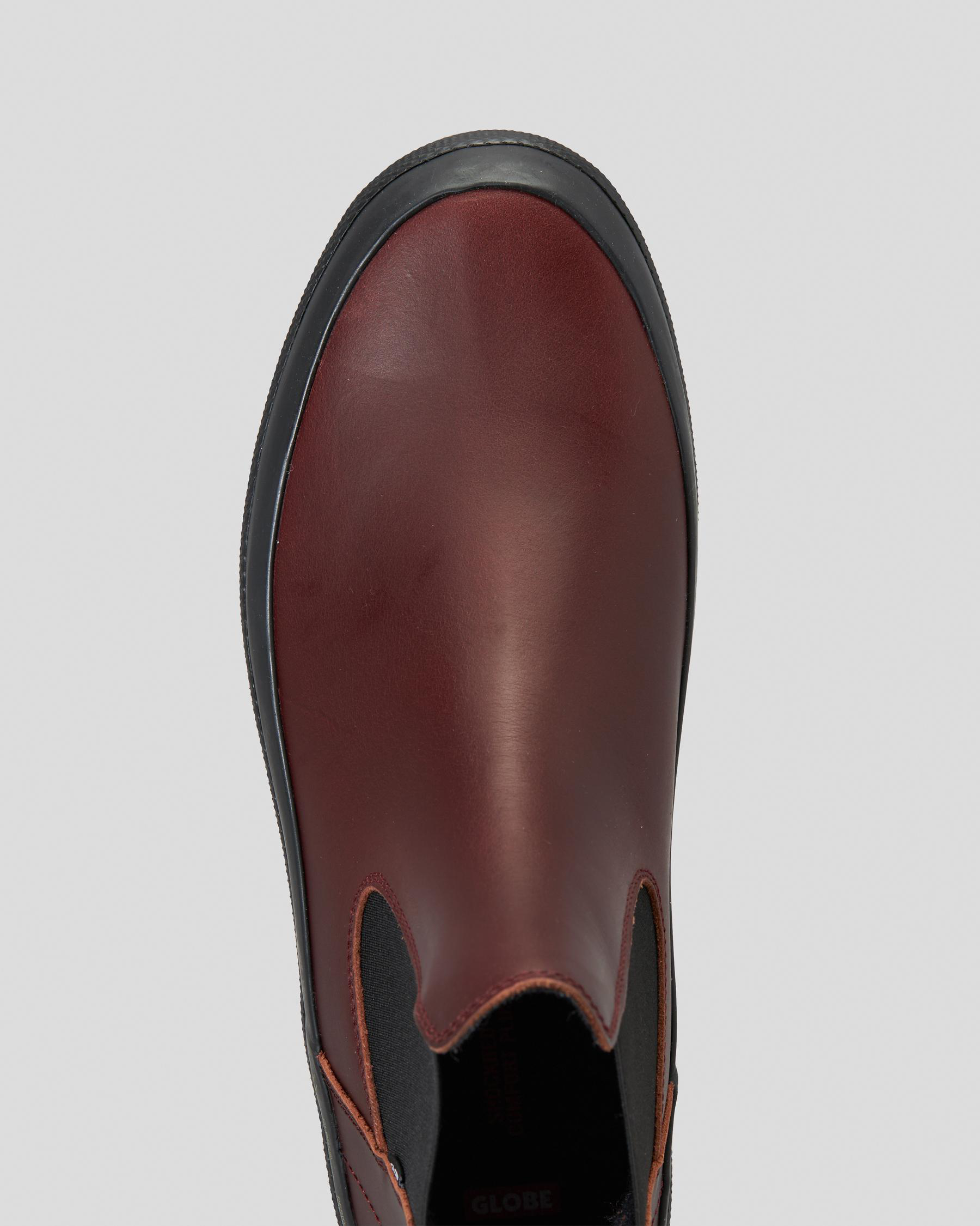 Shop Globe Dover II Winter Shoes In Oxblood/black - Fast Shipping ...