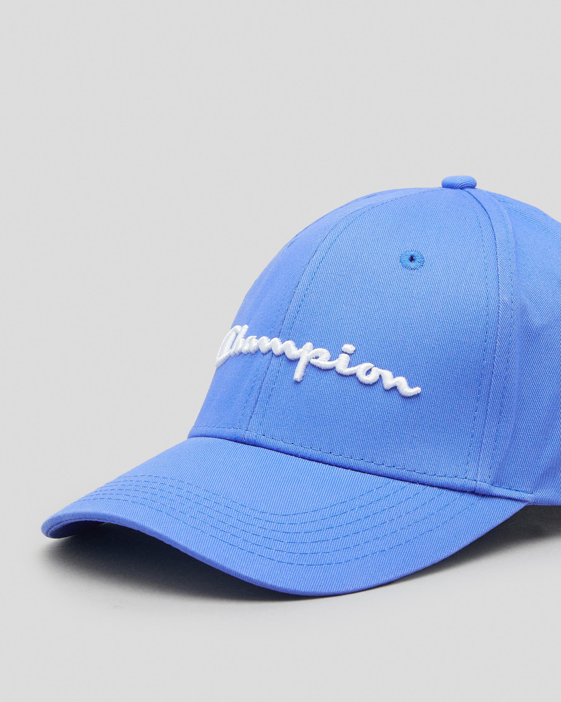 Shop Champion Logo Cap In Sea Drifter - Fast Shipping & Easy Returns ...